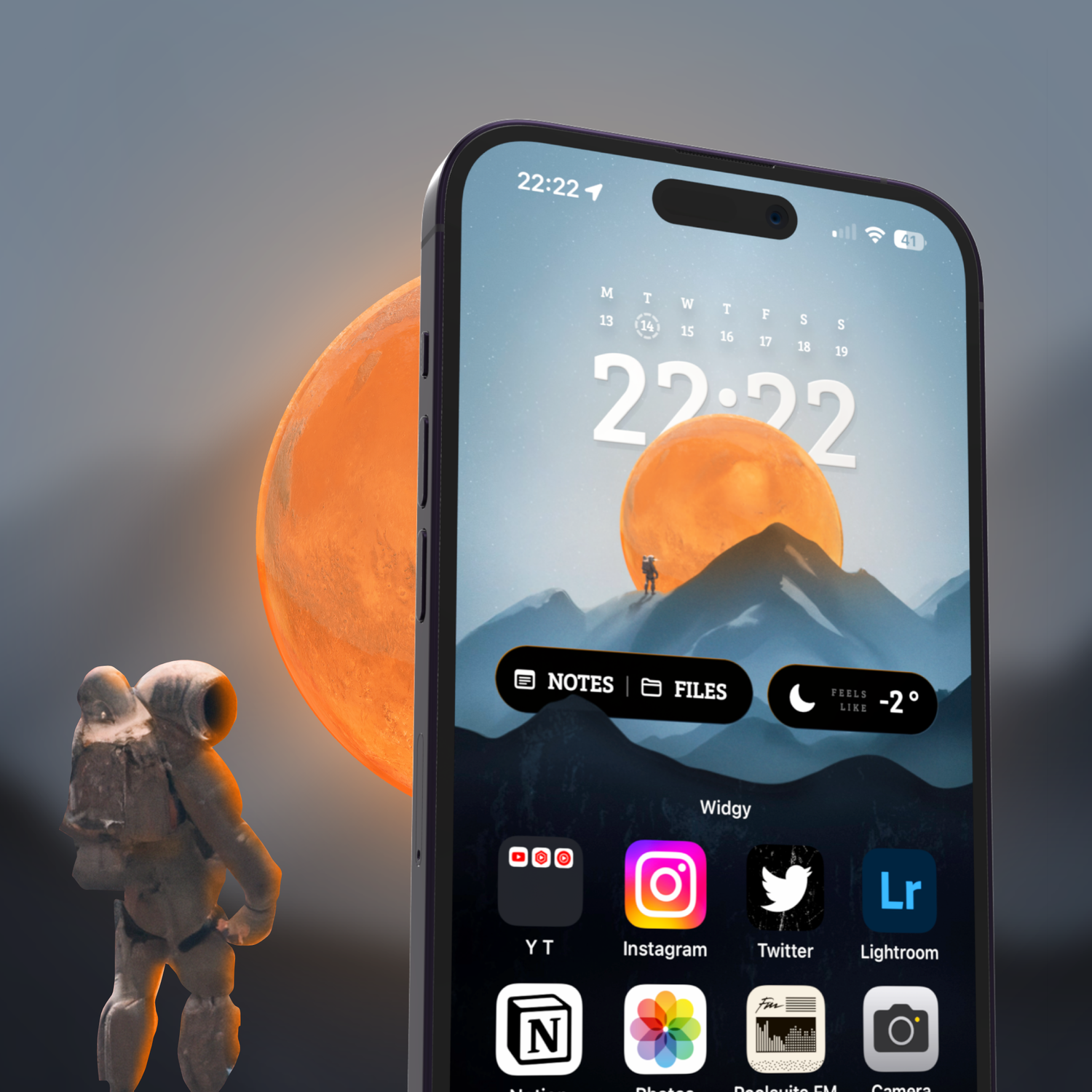 At a Glance Widgy Widget — This is E