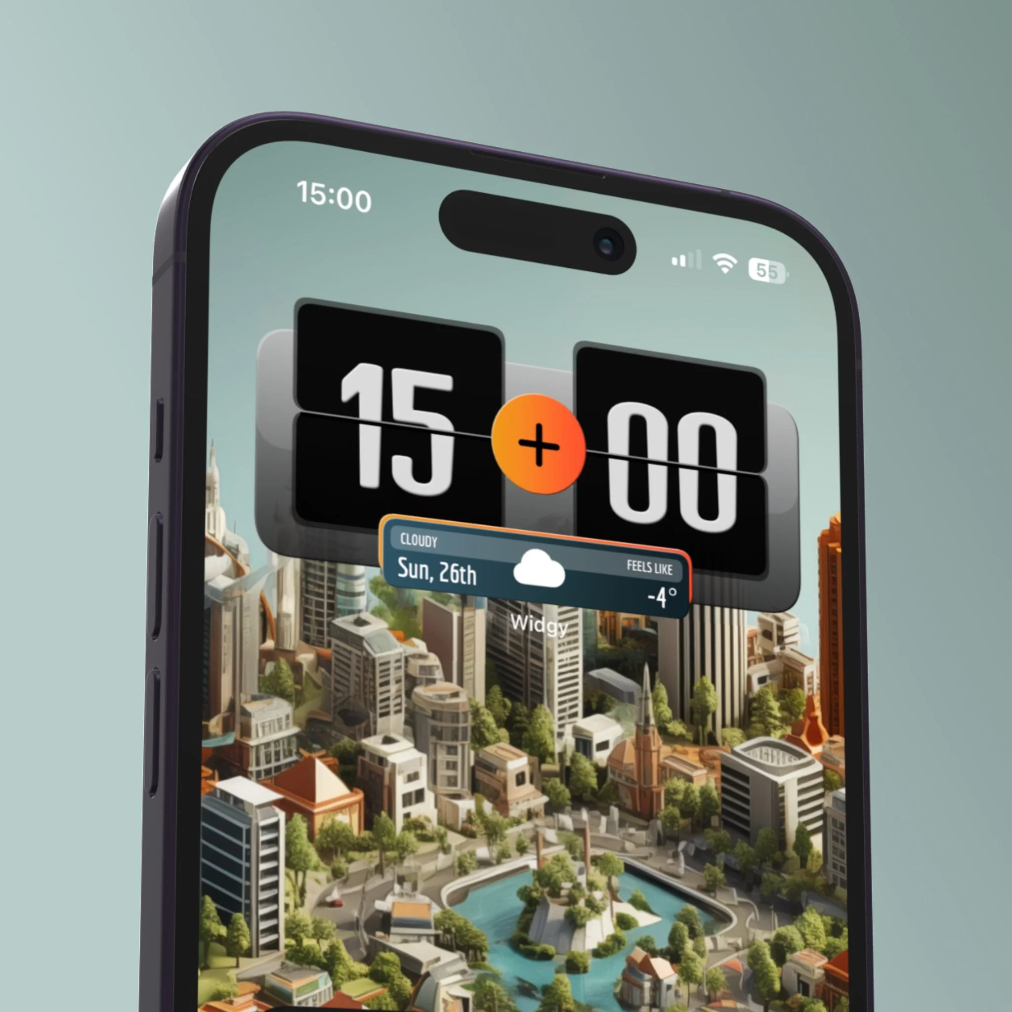 At a Glance Widgy Widget — This is E