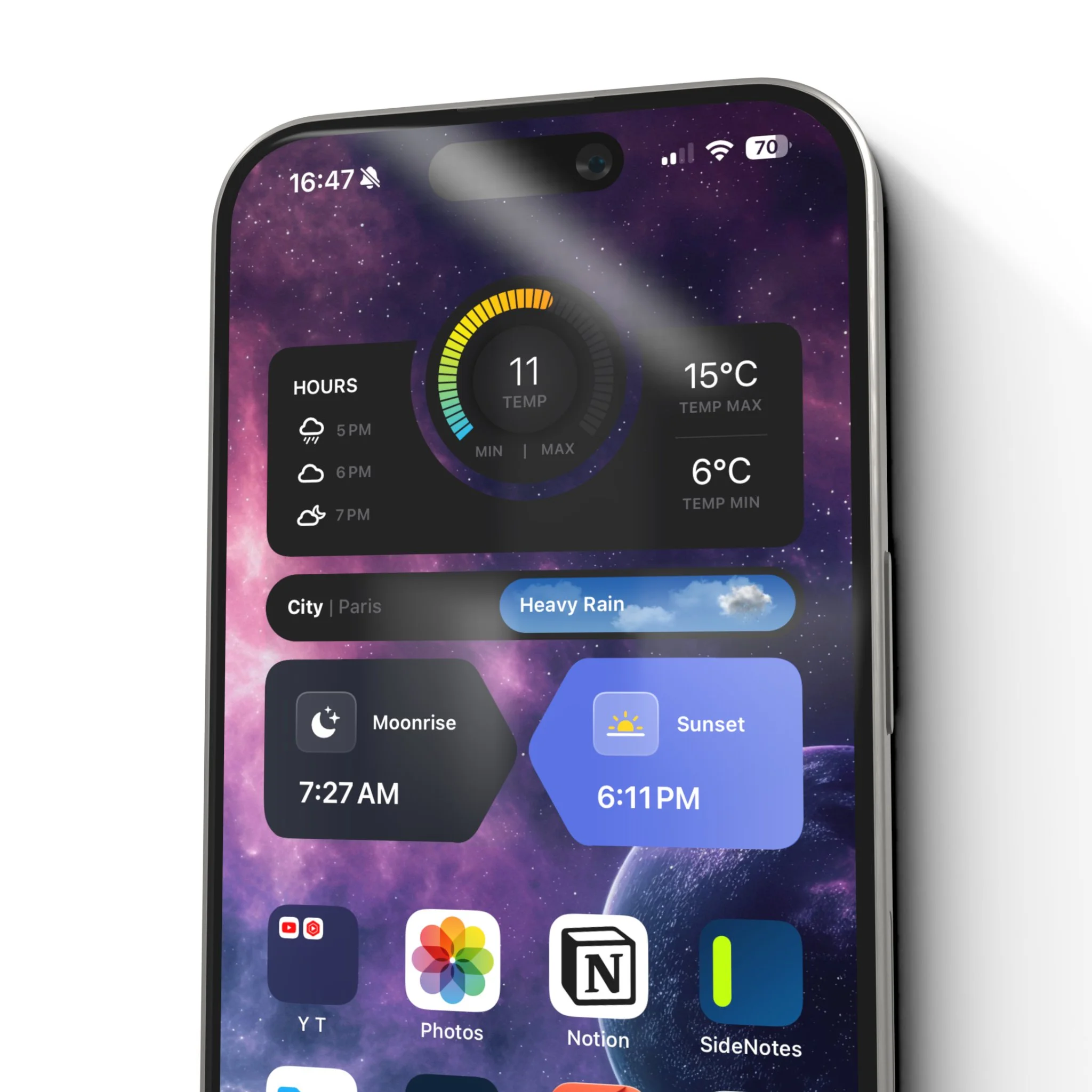 At a Glance Widgy Widget — This is E