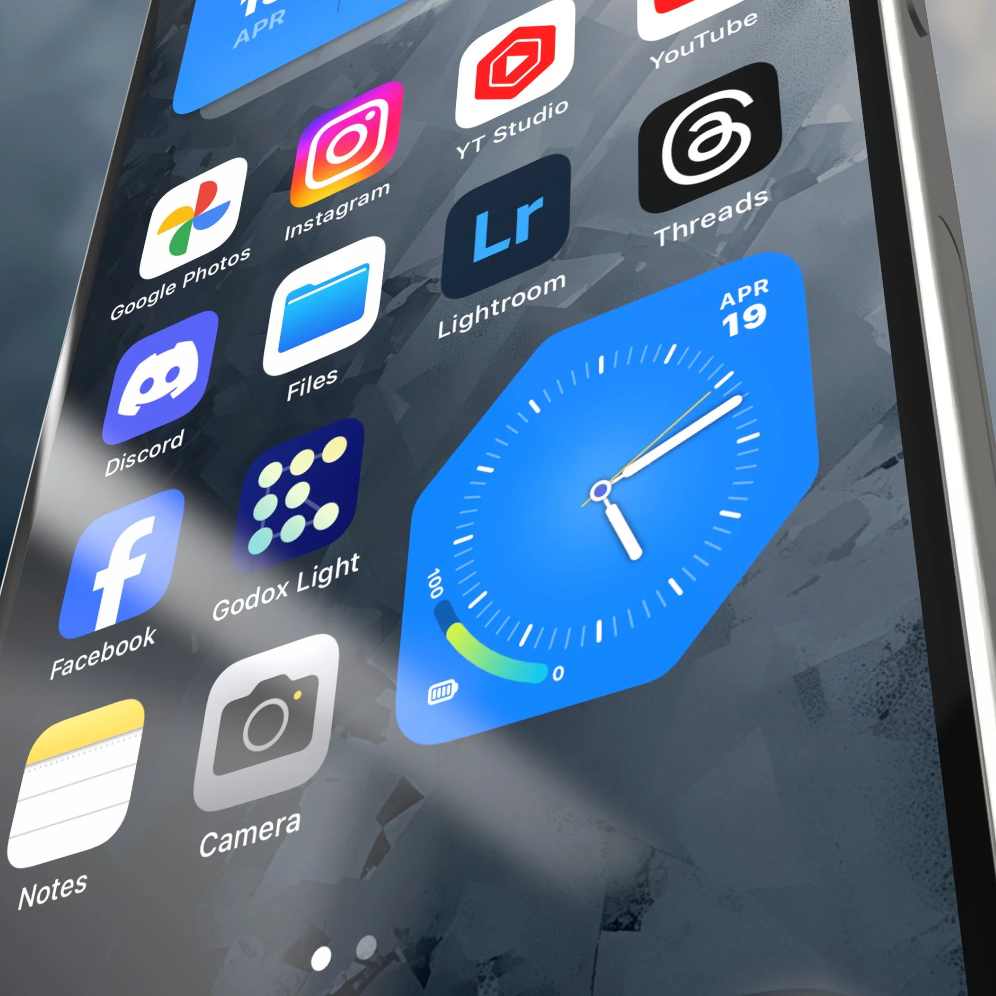 At a Glance Widgy Widget — This is E