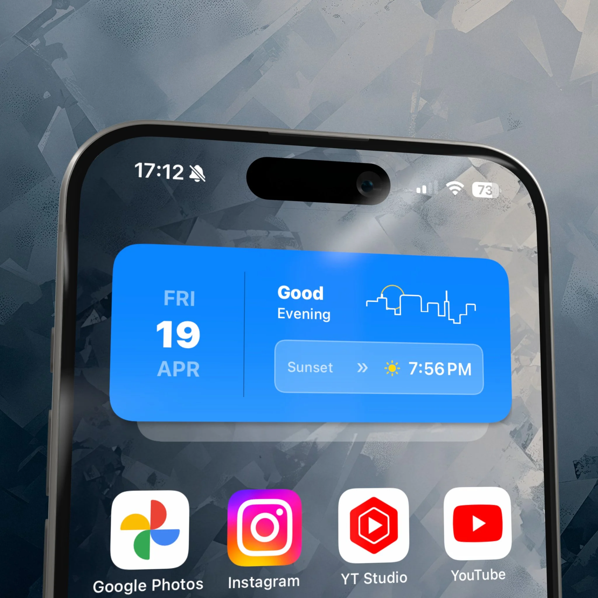 At a Glance Widgy Widget — This is E