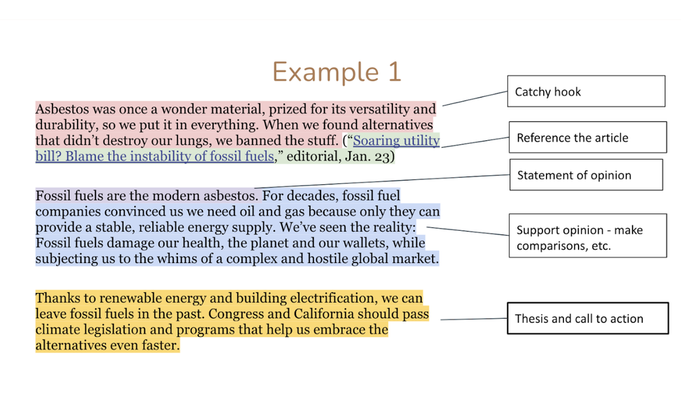 How to write a letter to the editor (LTE) — Climate Changemakers