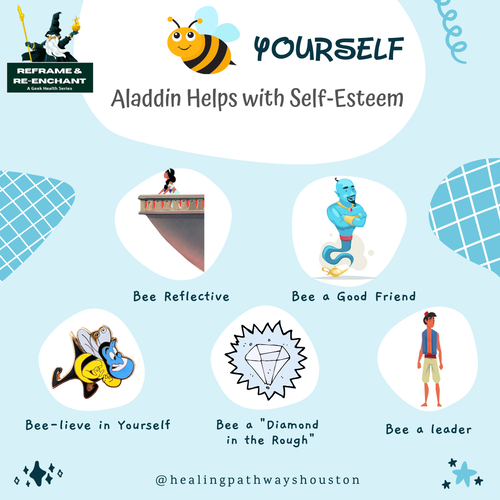 Bee Yourself: Aladdin Helps with Self-Esteem — Healing Pathways of Houston