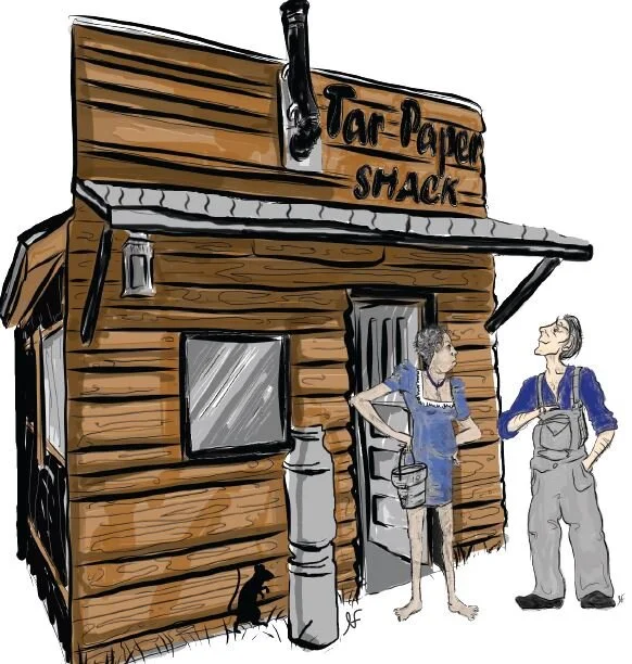 Private showing — Tar Paper Shack