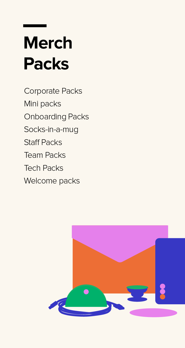 Product Menu | Promotional Merchandising Products That We Offer