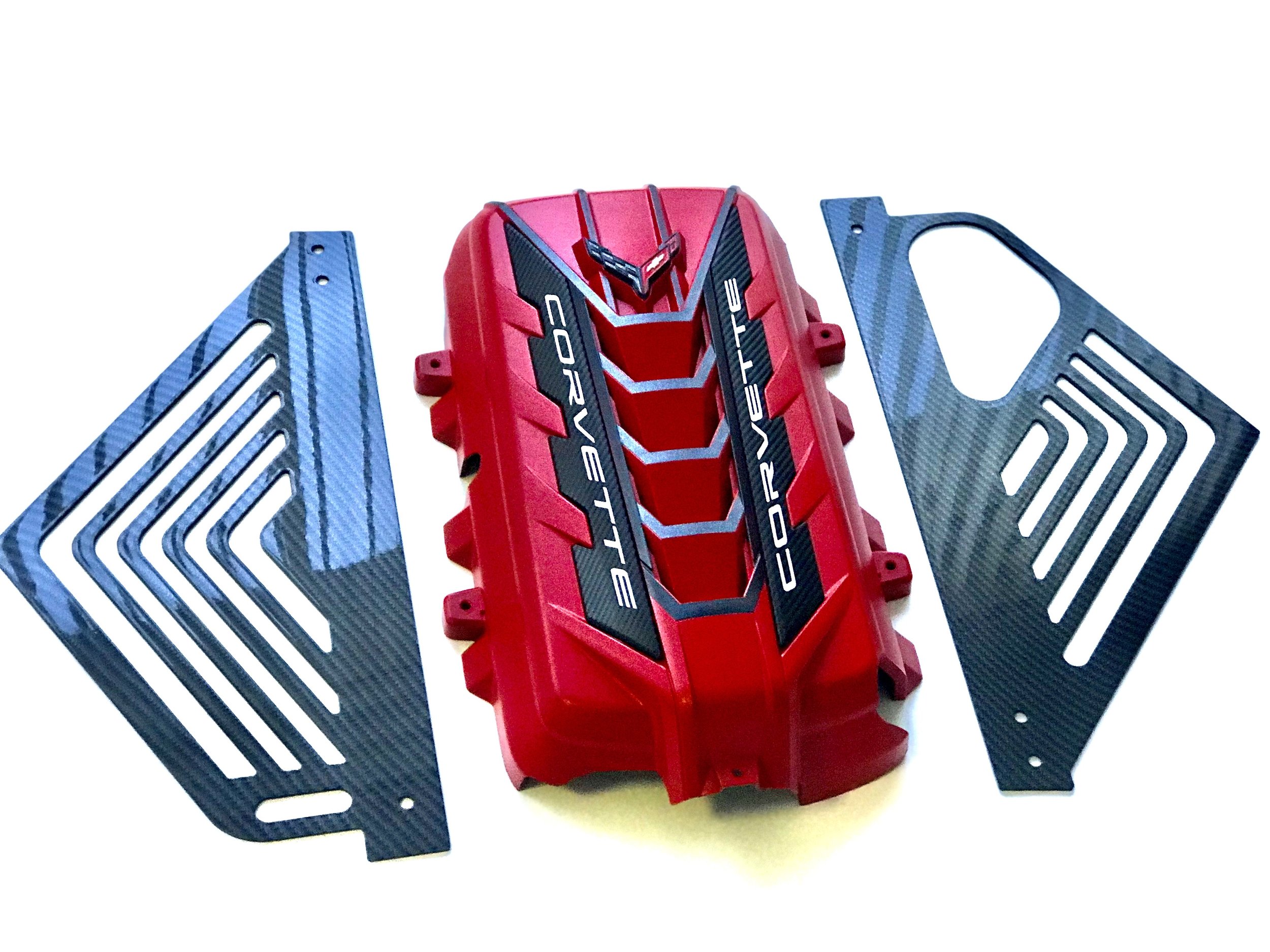 TORCH RED CARBON FLASH CARBON FIBER APPEARANCE PACKAGE — RACEREADYPANELS