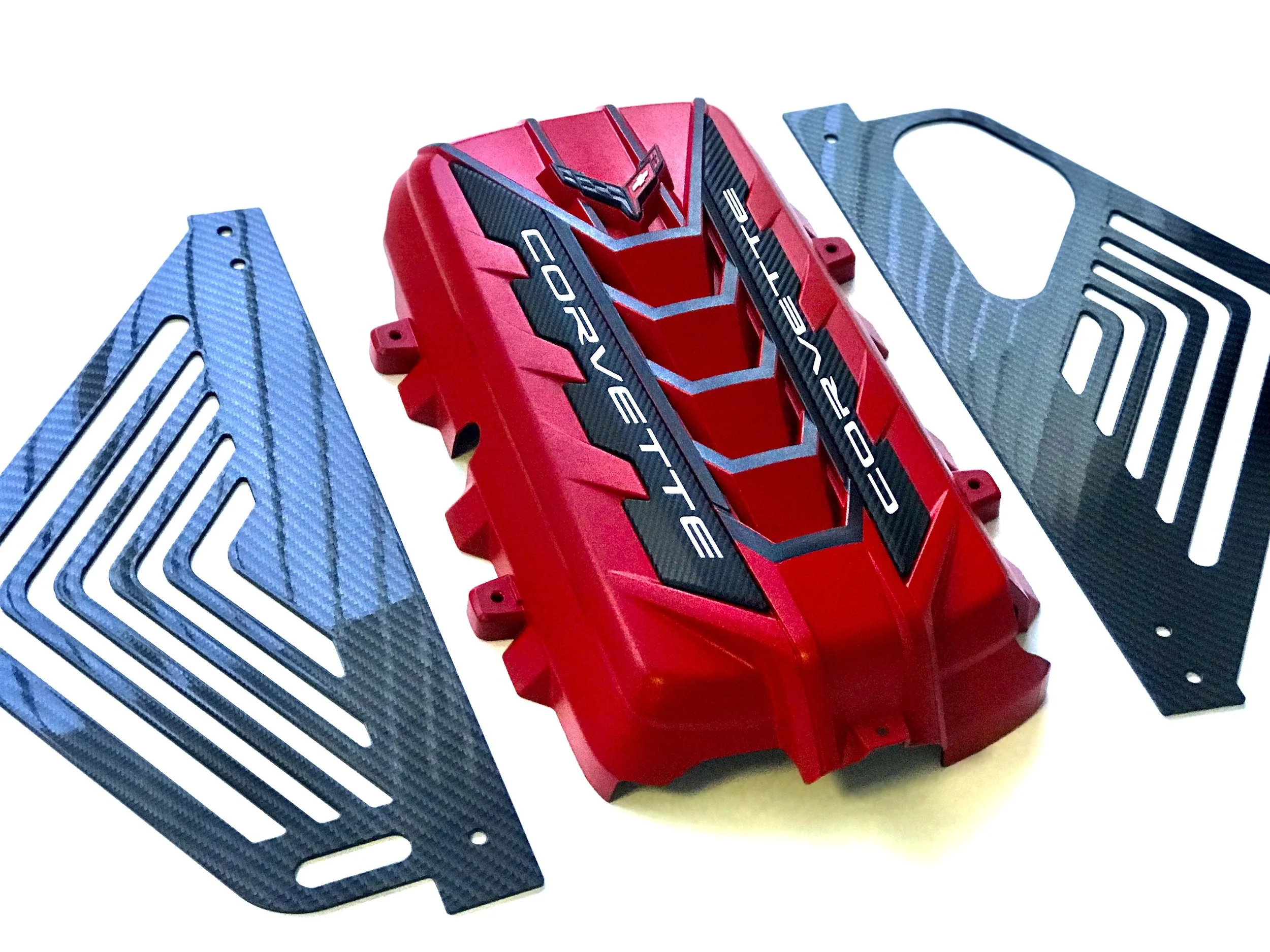 TORCH RED CARBON FLASH CARBON FIBER APPEARANCE PACKAGE — RACEREADYPANELS