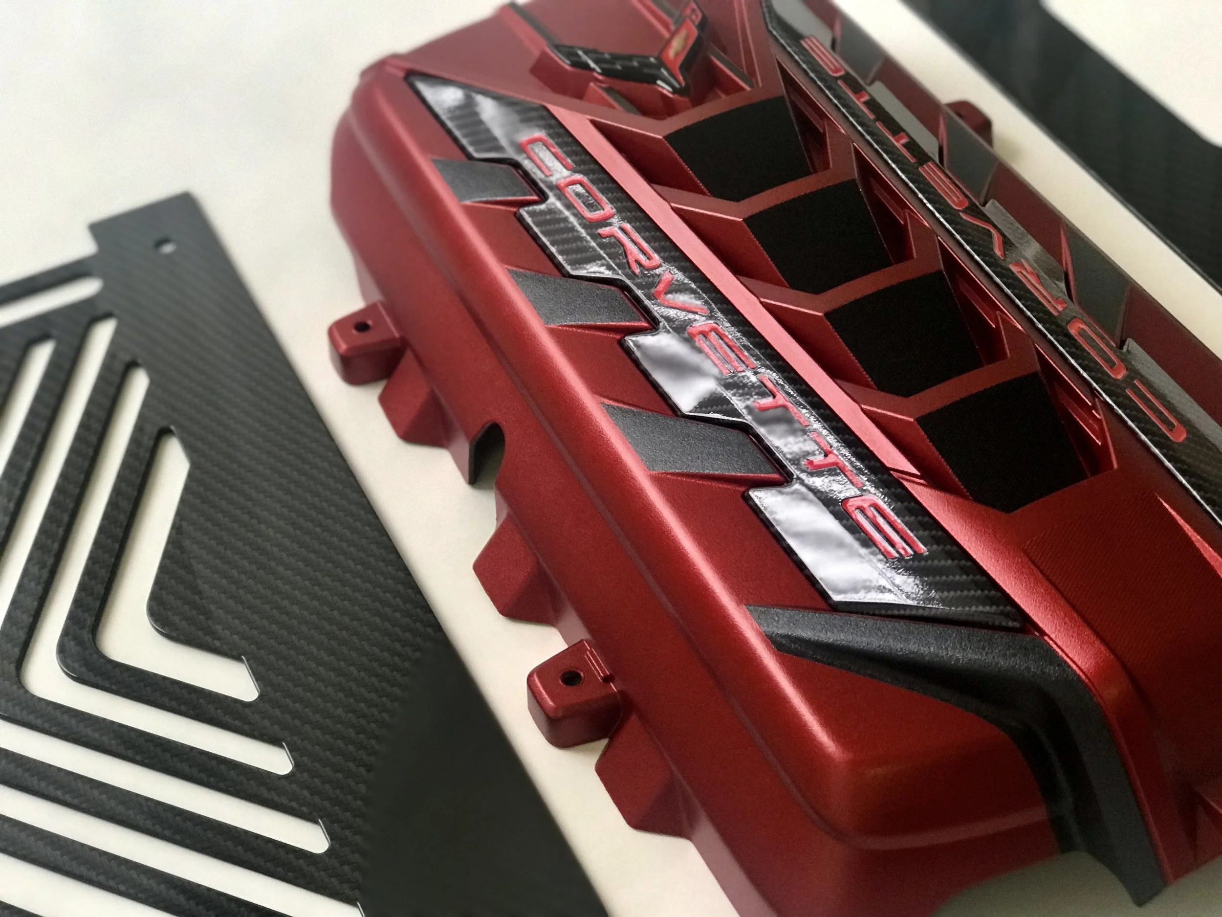 EDGE RED CARBON FLASH CARBON FIBER APPEARANCE PAKAGE — RACEREADYPANELS
