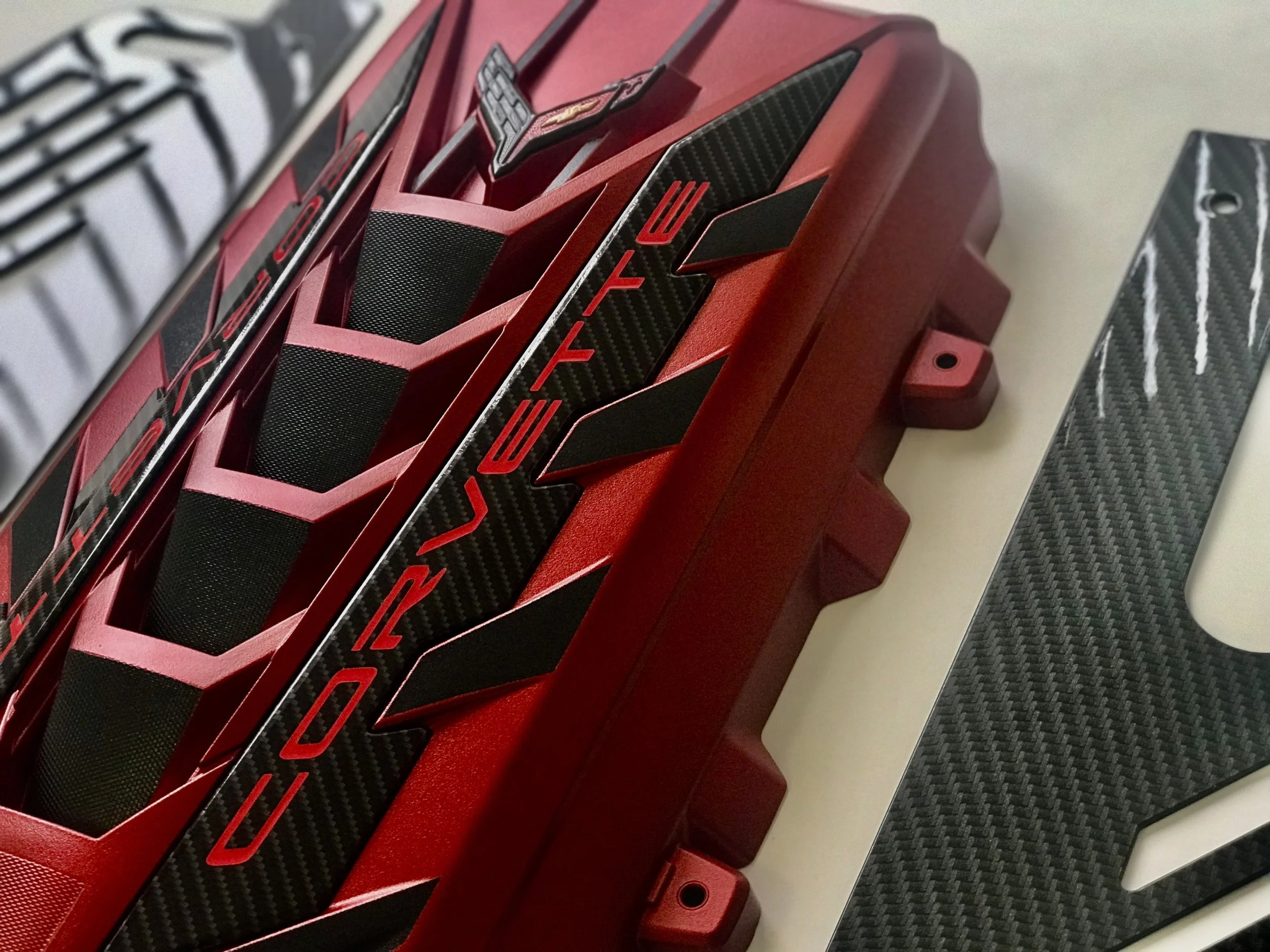 EDGE RED CARBON FLASH CARBON FIBER APPEARANCE PAKAGE — RACEREADYPANELS