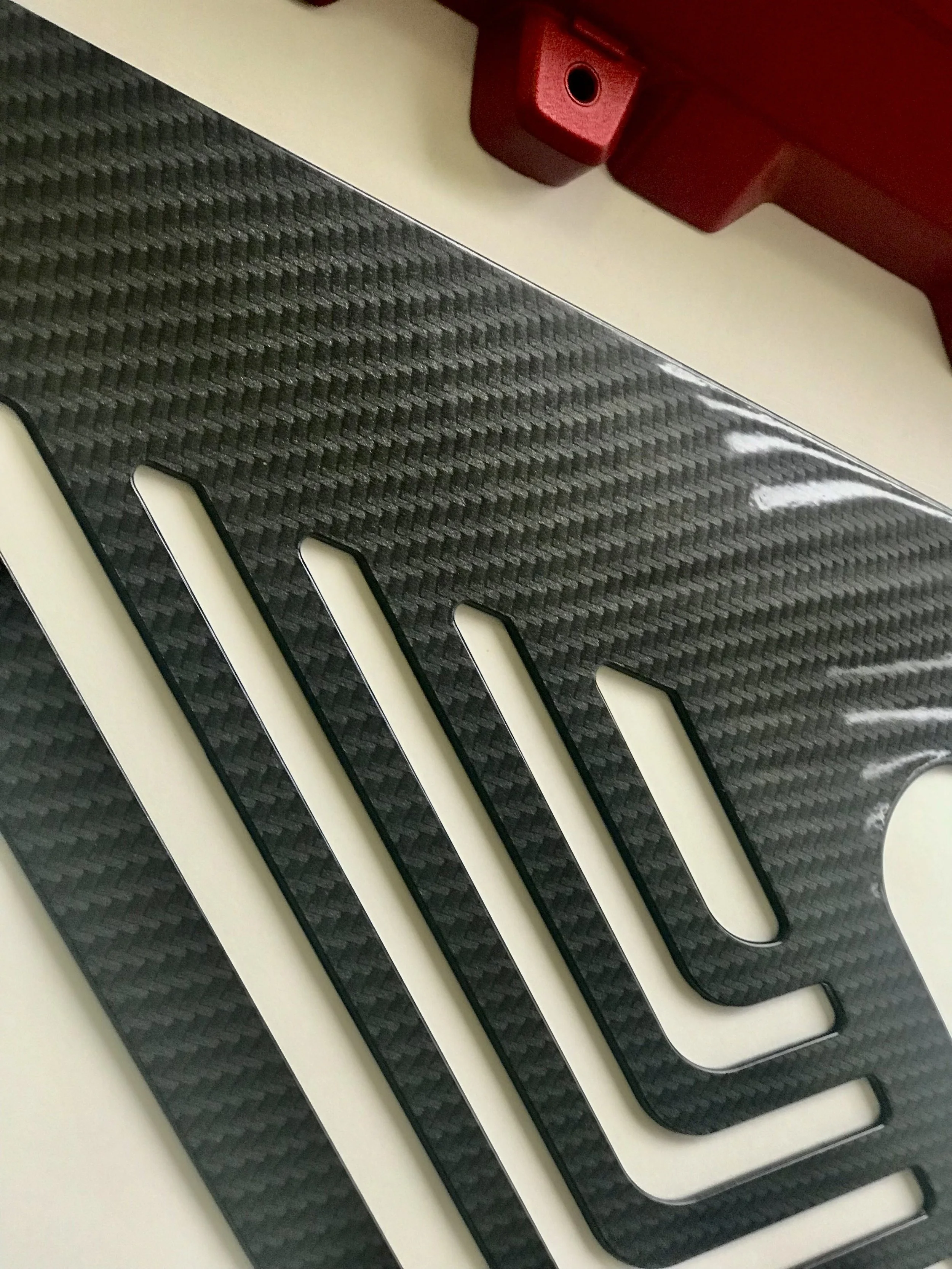 EDGE RED CARBON FLASH CARBON FIBER APPEARANCE PAKAGE — RACEREADYPANELS