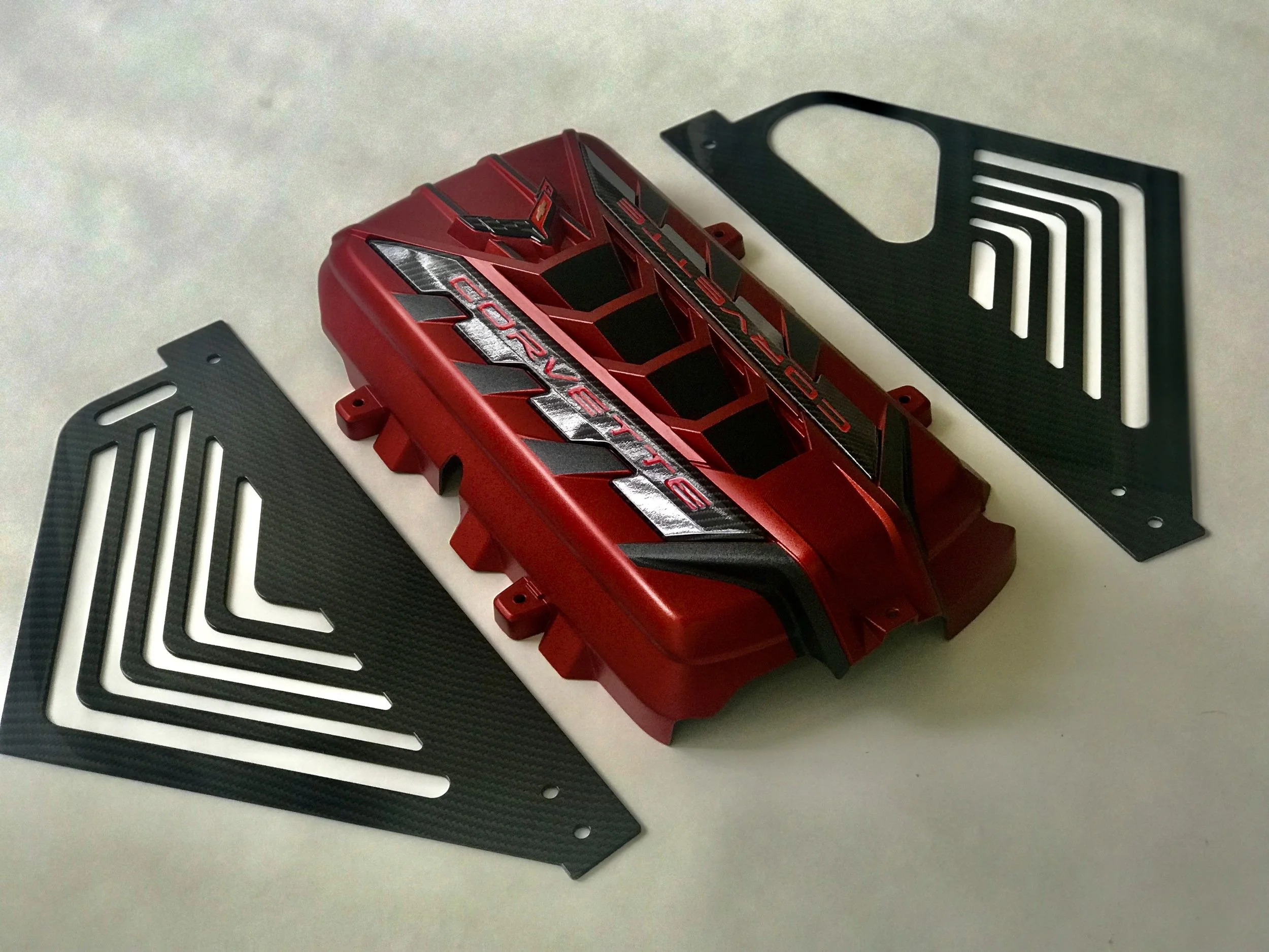 EDGE RED CARBON FLASH CARBON FIBER APPEARANCE PAKAGE — RACEREADYPANELS