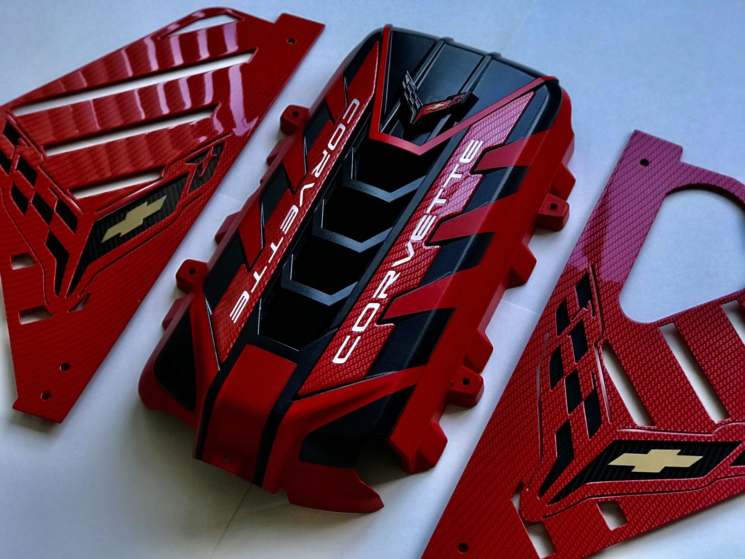 TORCH RED CARBON FLASH CARBON FIBER APPEARANCE PACKAGE — RACEREADYPANELS