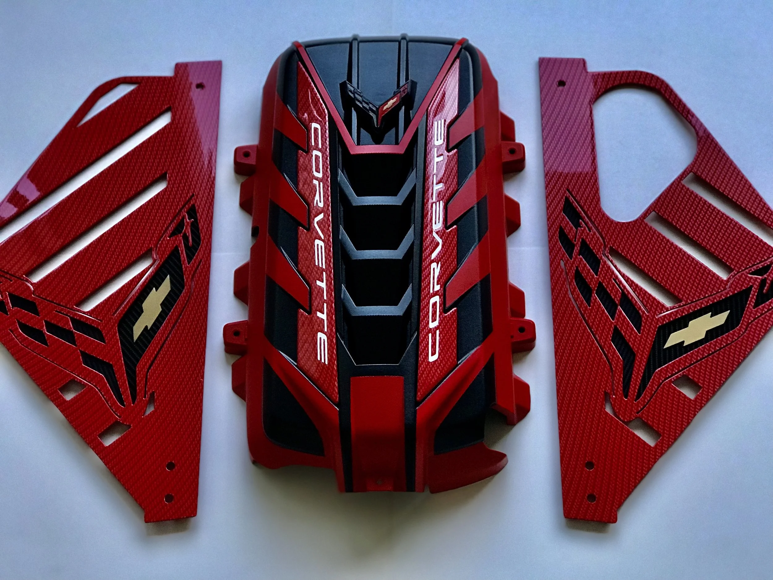 TORCH RED CARBON FLASH CARBON FIBER APPEARANCE PACKAGE — RACEREADYPANELS