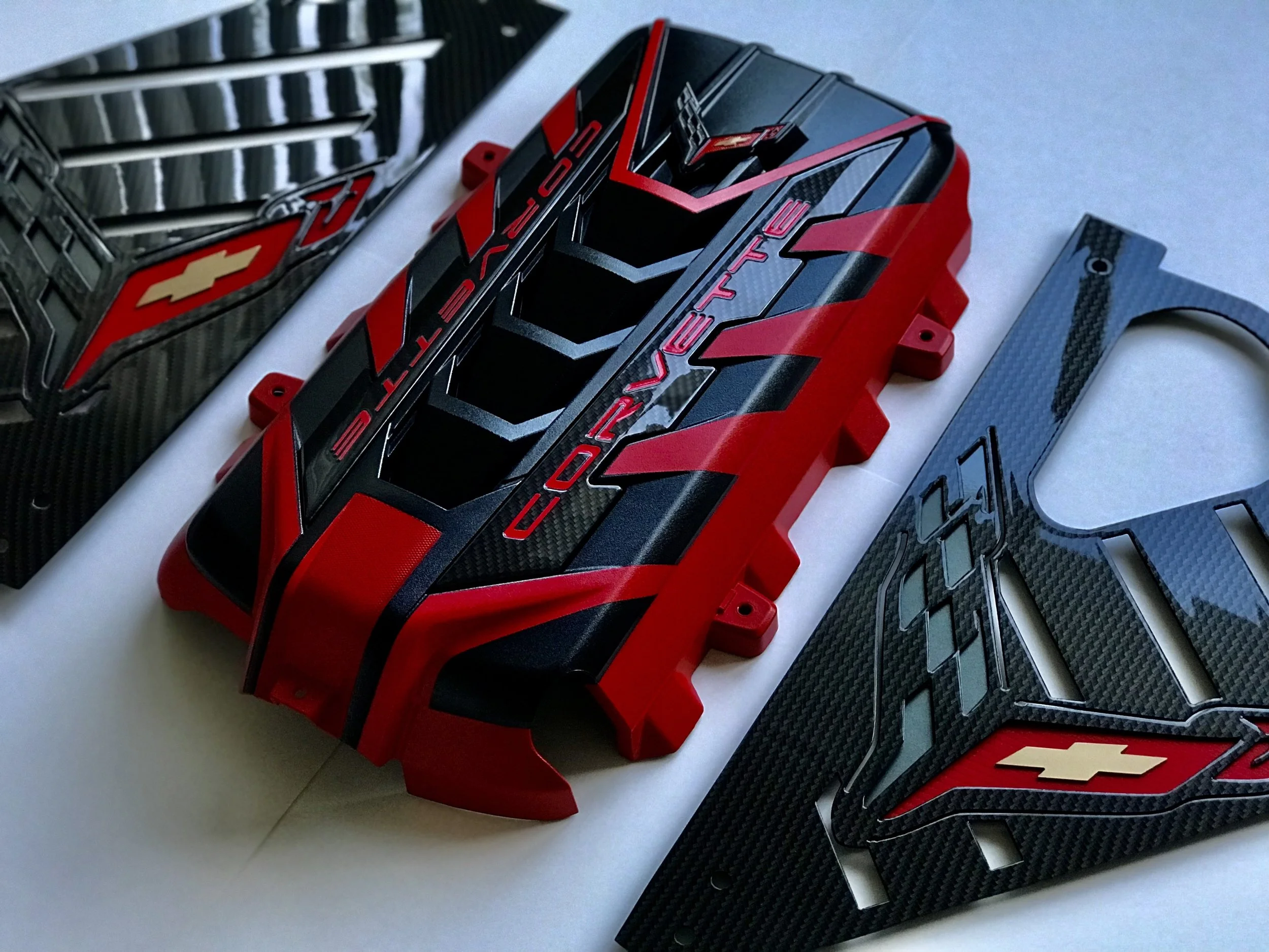 TORCH RED CARBON FLASH CARBON FIBER APPEARANCE PACKAGE — RACEREADYPANELS