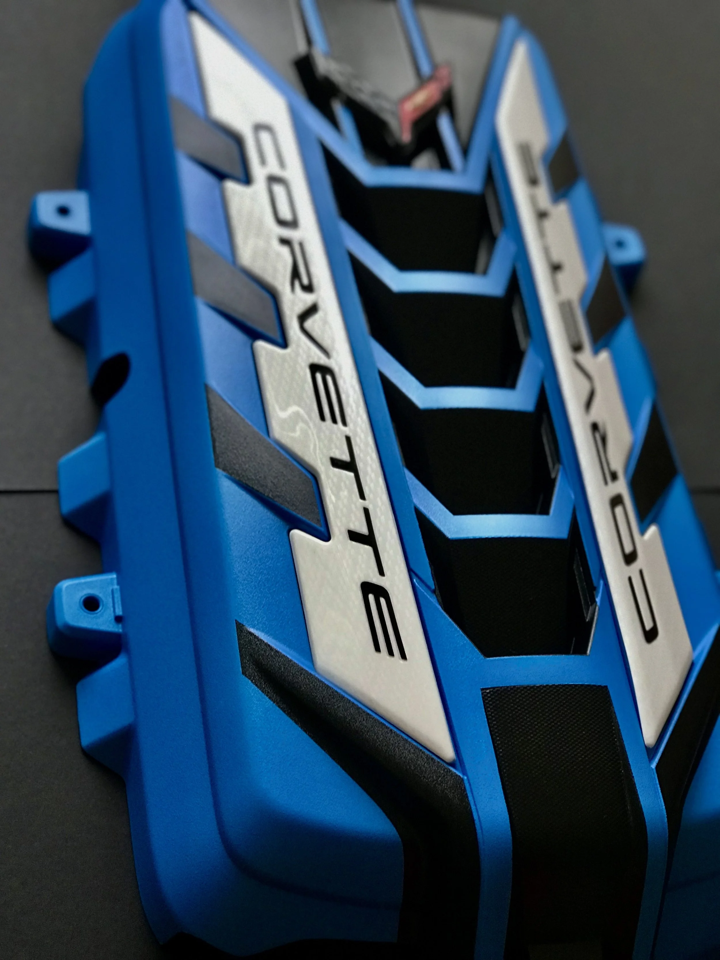 RAPID BLUE CARBON FIBER ARCTIC WHITE RAILS — RACEREADYPANELS