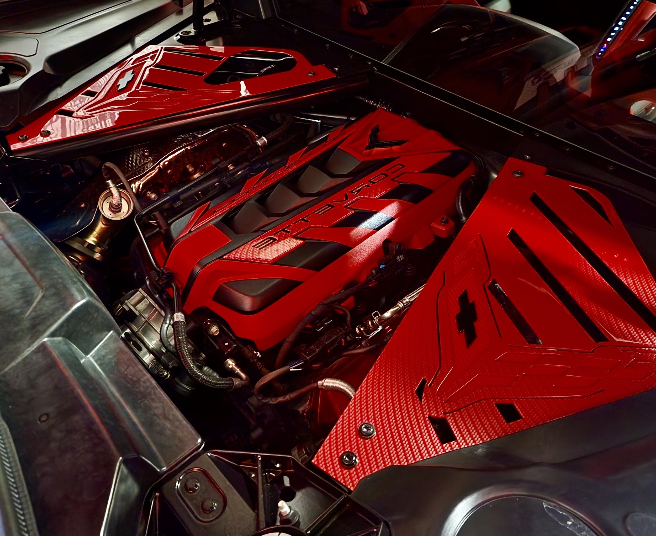 TORCH RED CARBON FIBER APPEARANCE PACKAGE — RACEREADYPANELS