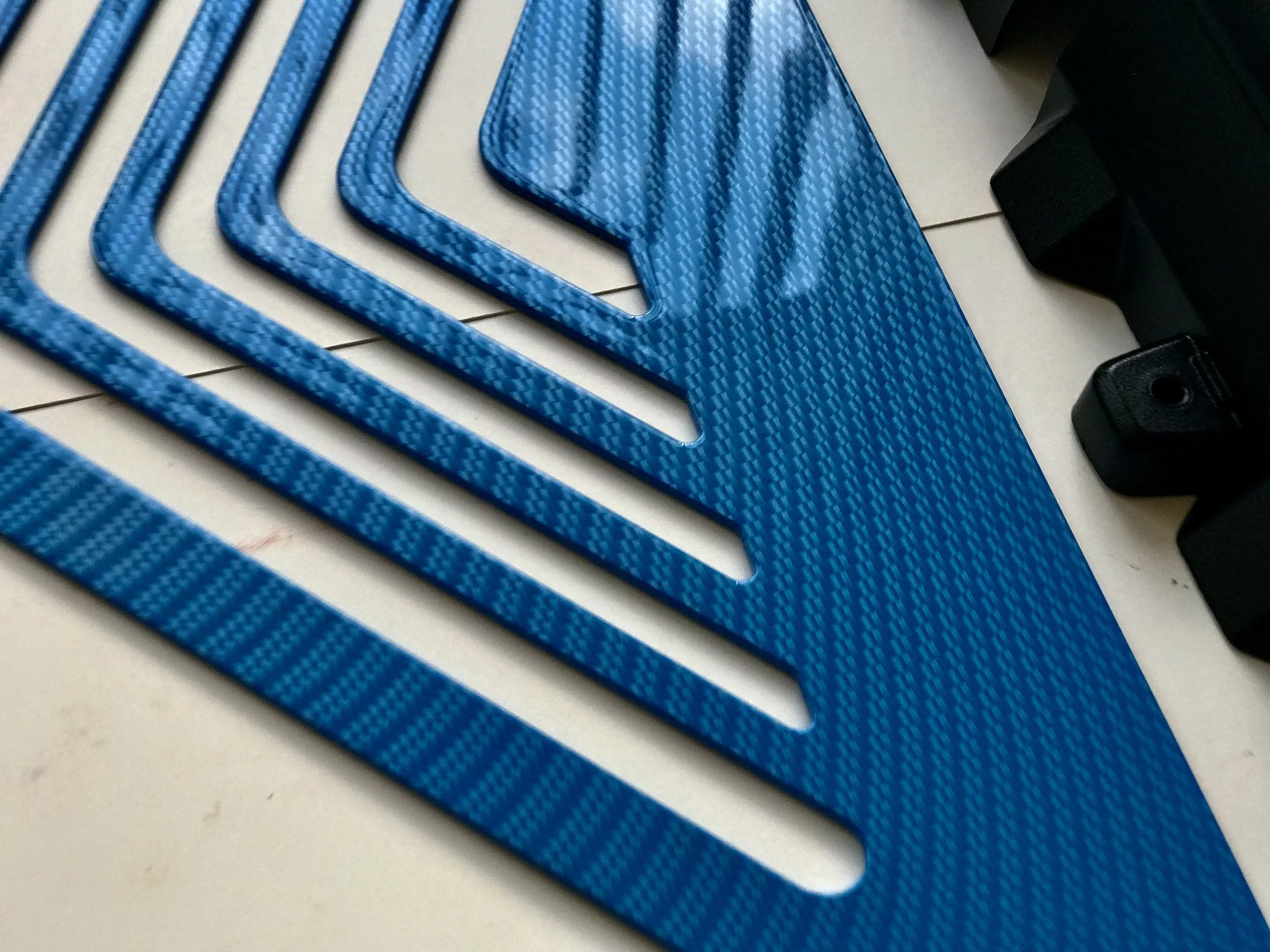 CARBON FLASH SILVER EMBLEM RAPID BLUE CARBON FIBER APPEARANCE PACKAGE ...
