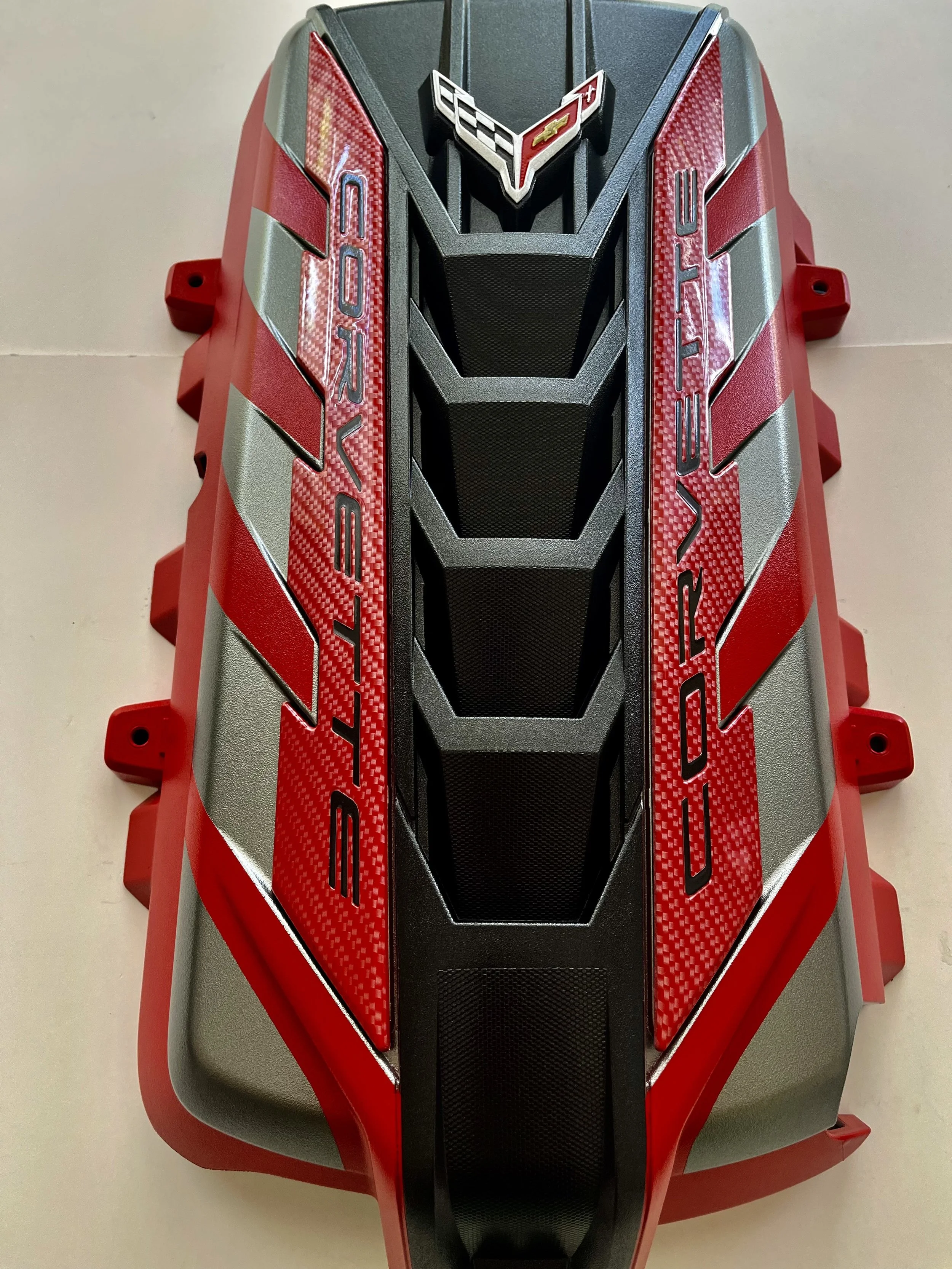 SILVER FLAG TORCH RED HYPERSONIC GREY CARBON FIBER RAILS — RACEREADYPANELS