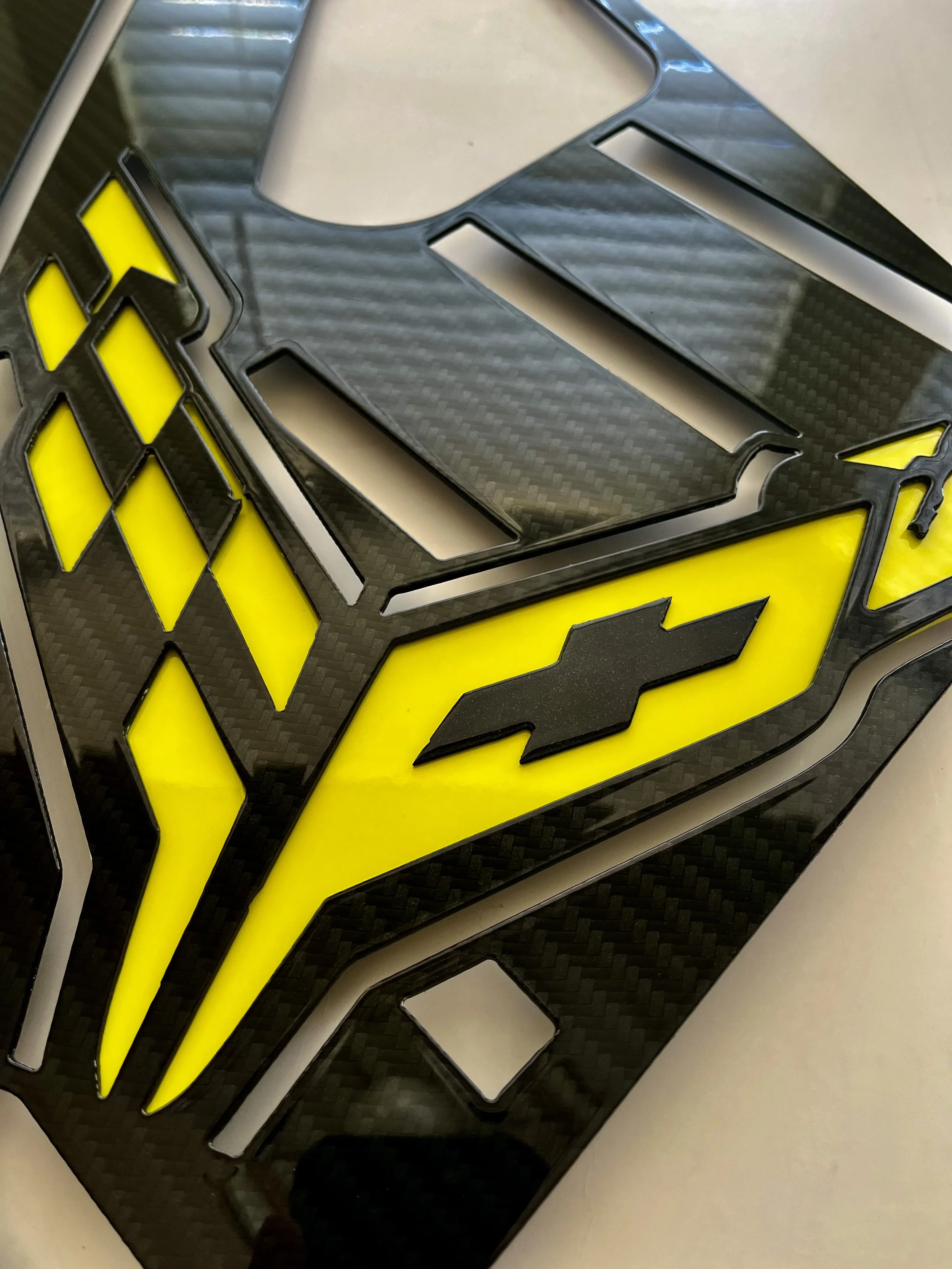 ACCELERATE YELLOW RAPID BLUE RAILS CARBON FIBER APPEARANCE PACKAGE ...