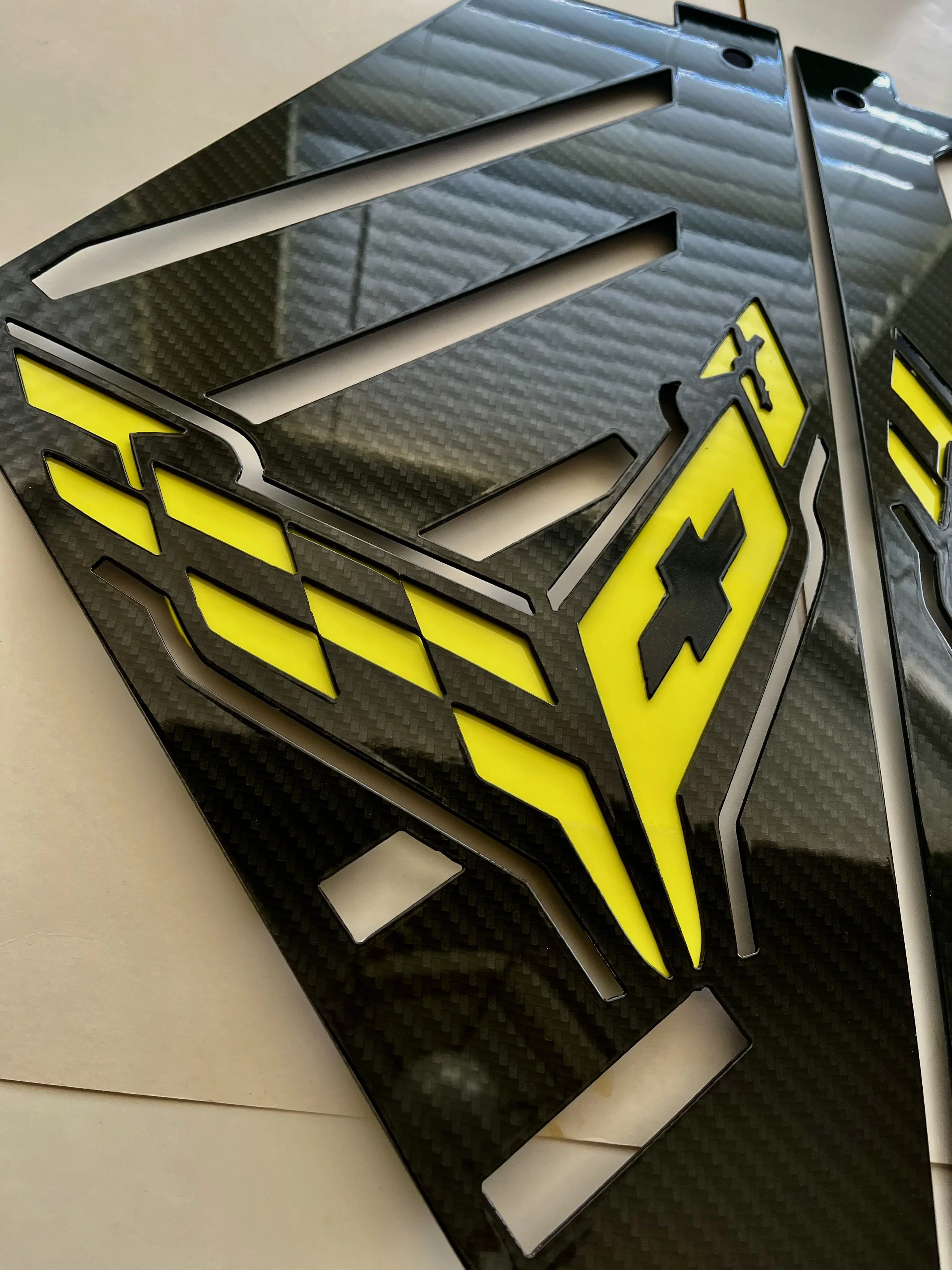 ACCELERATE YELLOW CARBON FIBER APPERARANCE PKG. — RACEREADYPANELS