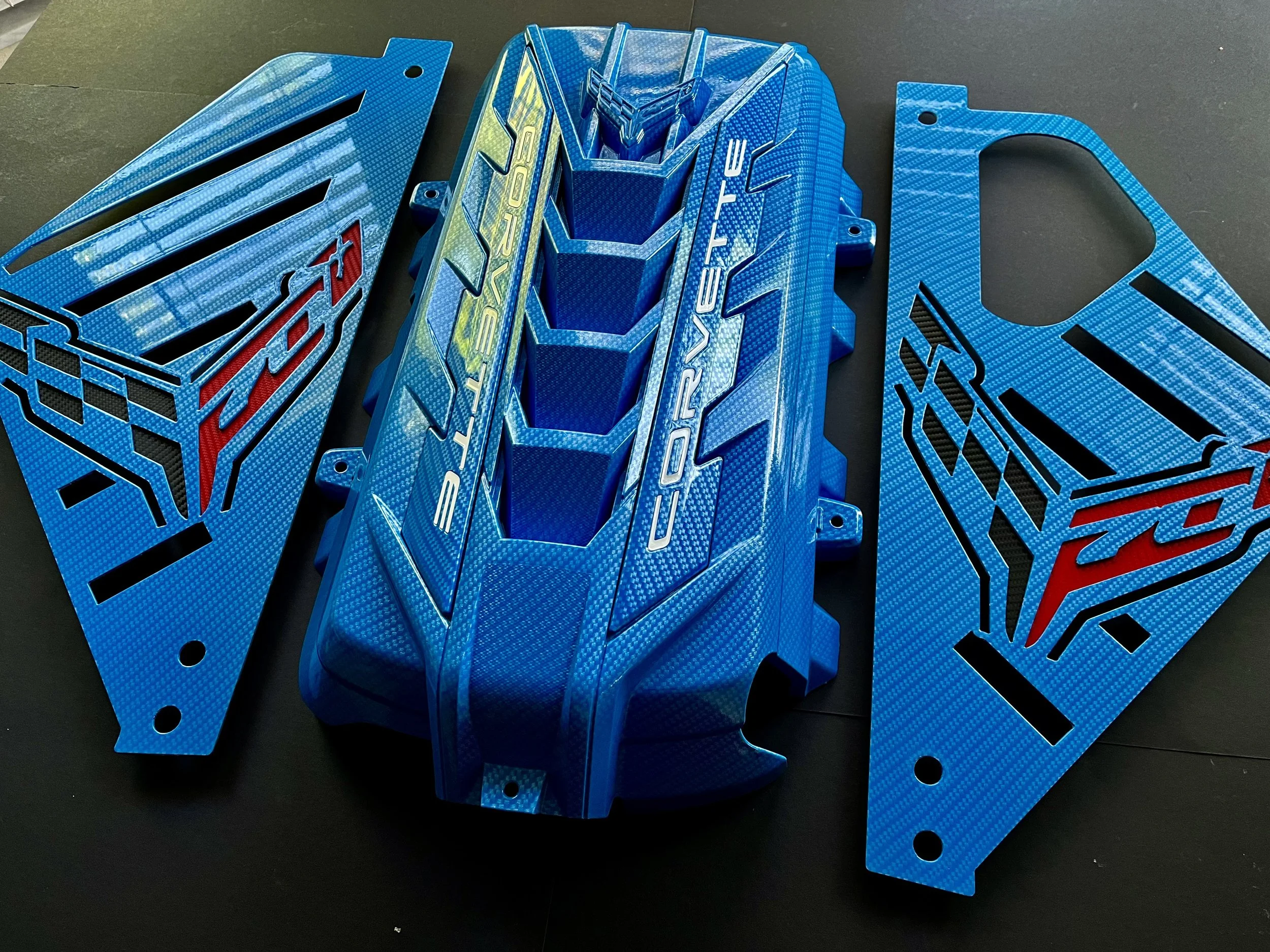 RAPID BLUE CARBON FIBER ENGINE COVER/APPEARANCE PACKAGE 70TH ...