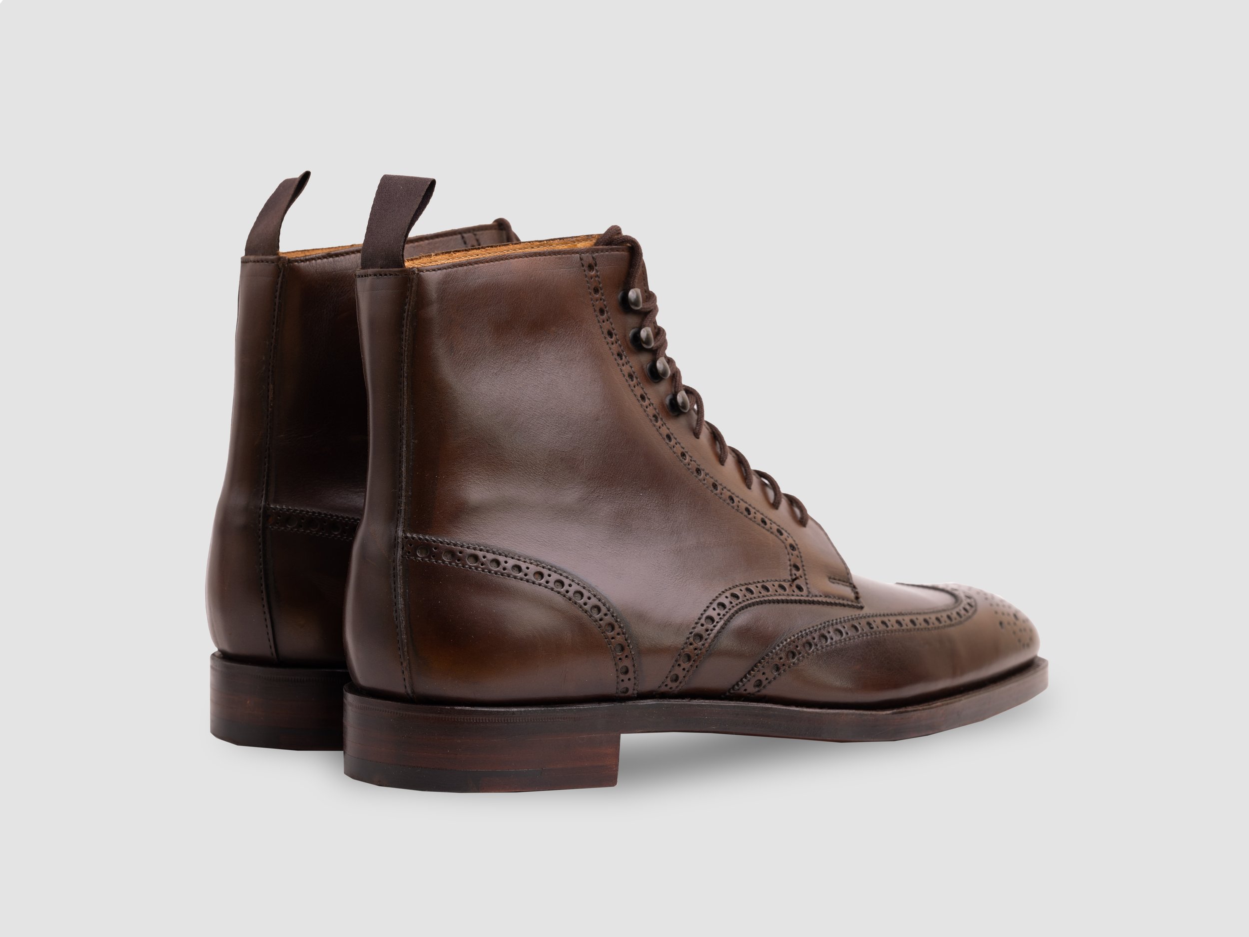 Bryan in Dark Brown Burnished Calf — George Cleverley