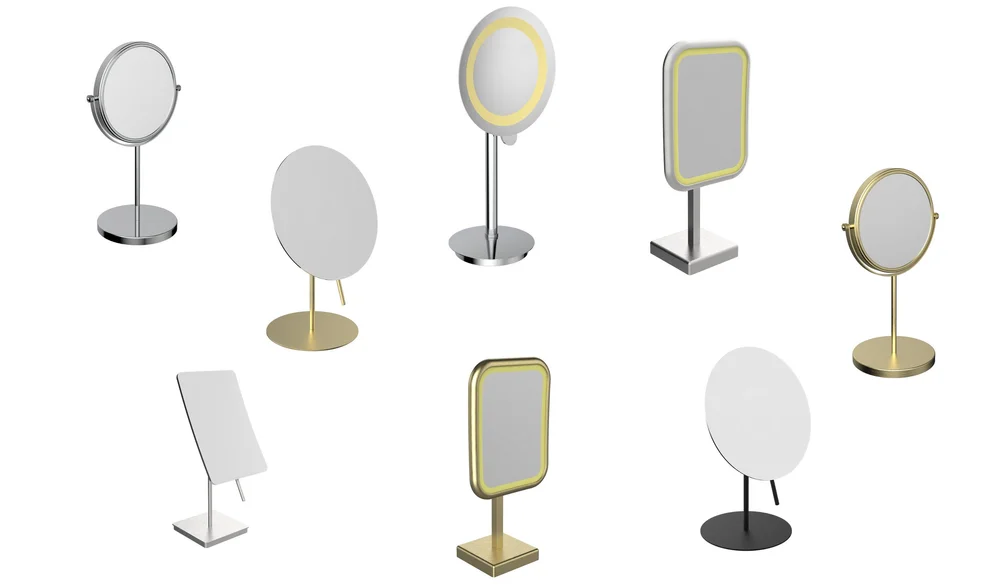 Free Standing Cosmetic Mirrors — Waterbury