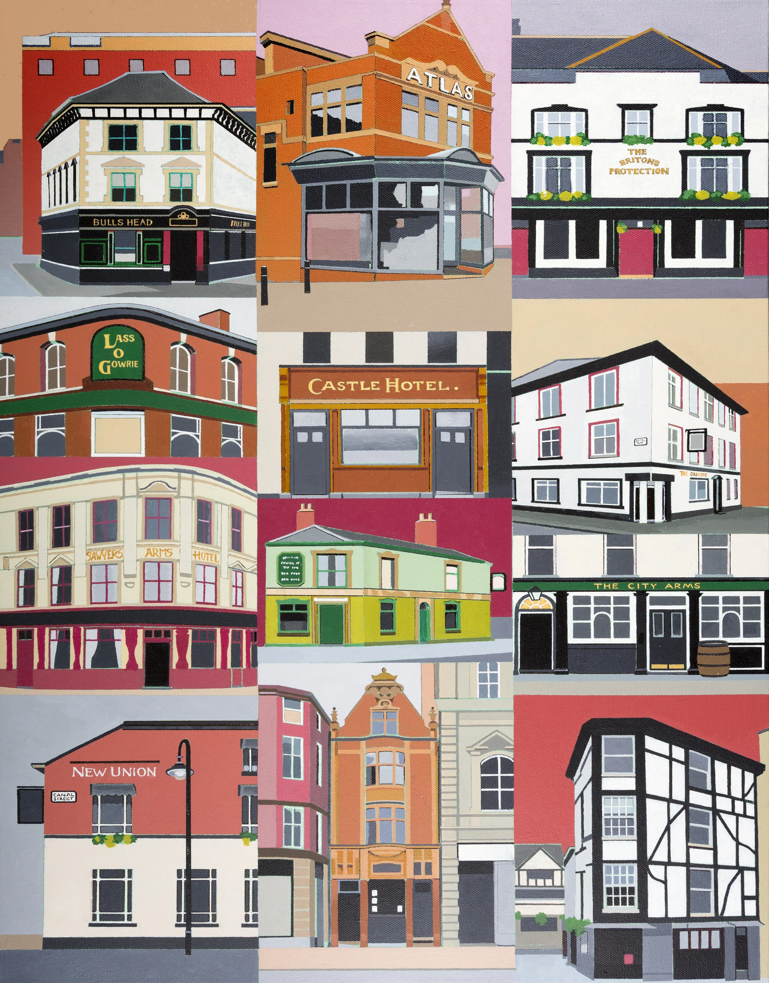 Manchester artwork paintings prints and Commissions by Sue Scott