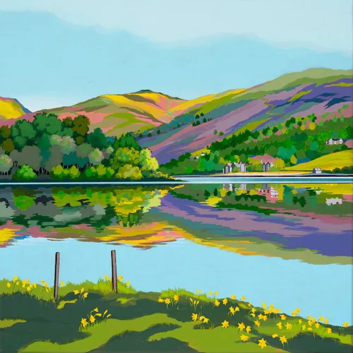 Contemporary landscape art, paintings and prints by Sue Scott.