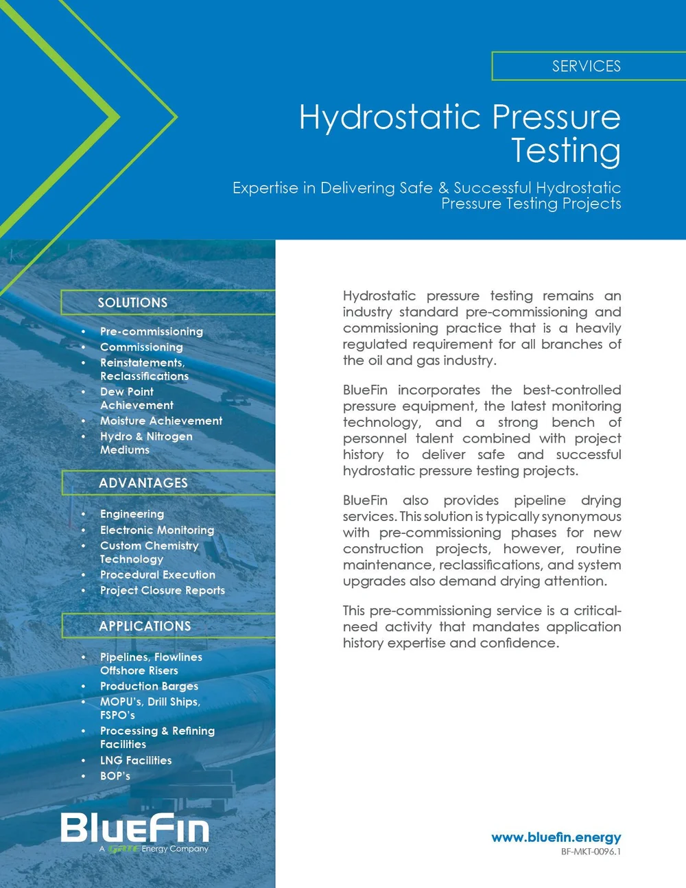 BlueFin’s Hydrostatic Pressure Testing — GATE Energy