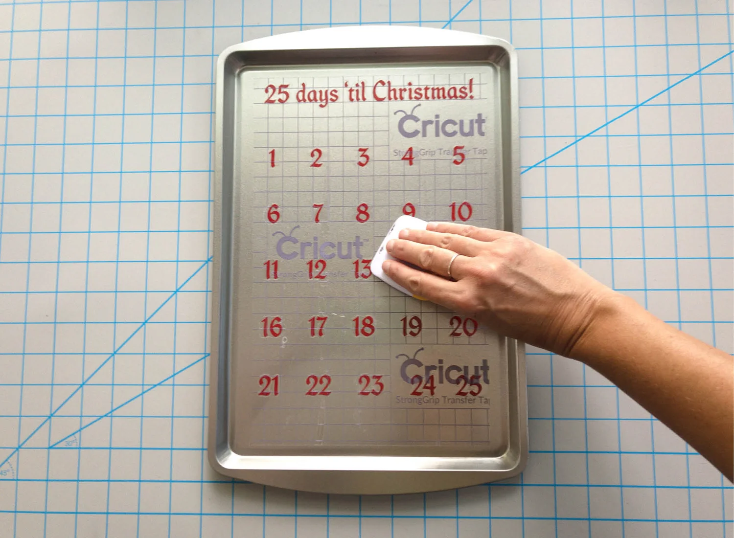 Christmas Cookie Sheet Calendar — Let's Make A Home