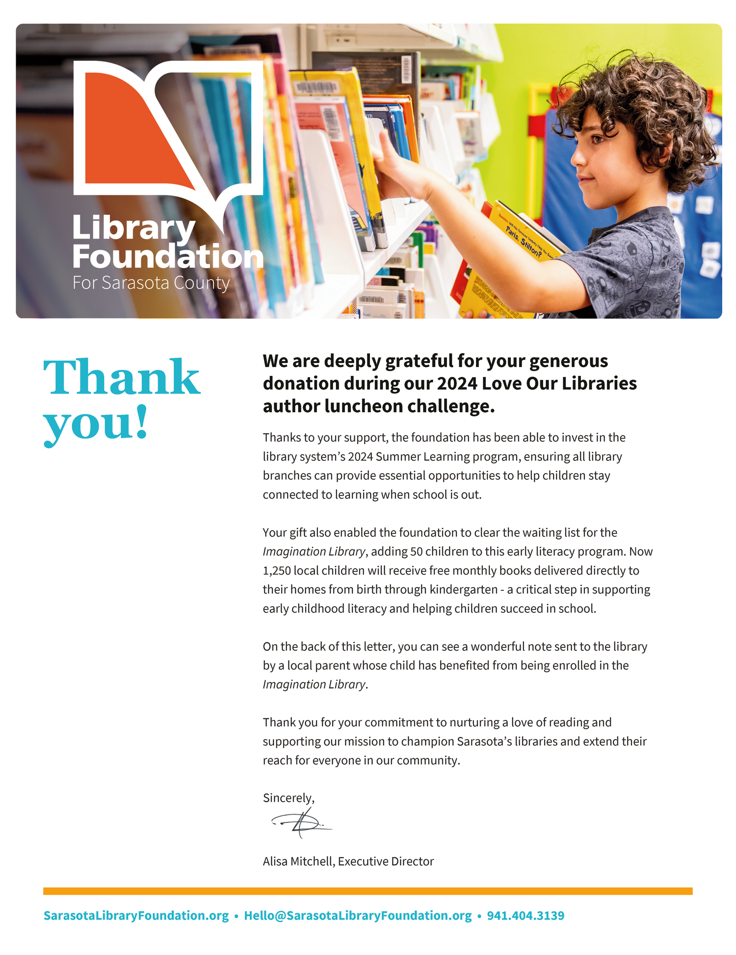 Love Our Libraries challenge donations at work — Library Foundation for ...