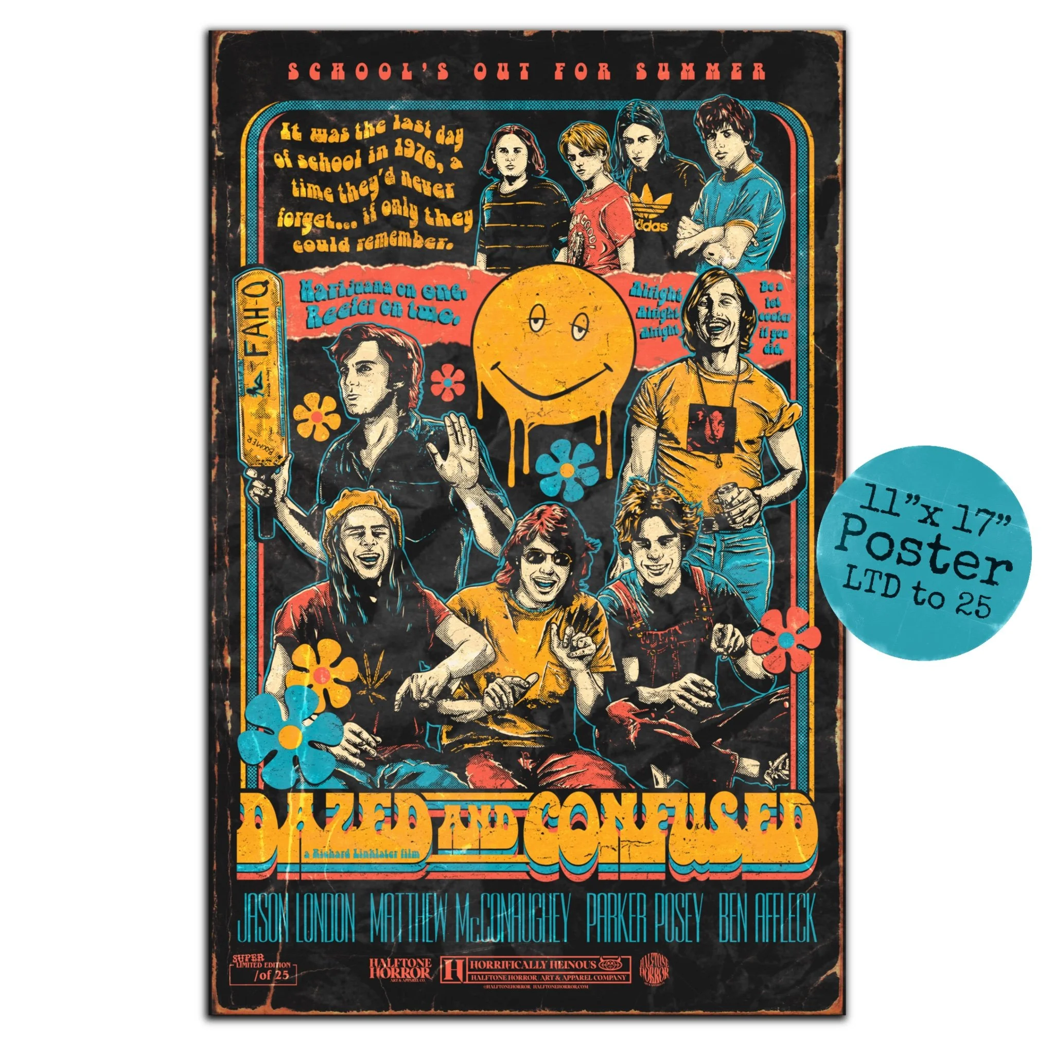 Yellowjackets 11"x17" Poster — Halftone Horror | Art & Apparel Co.