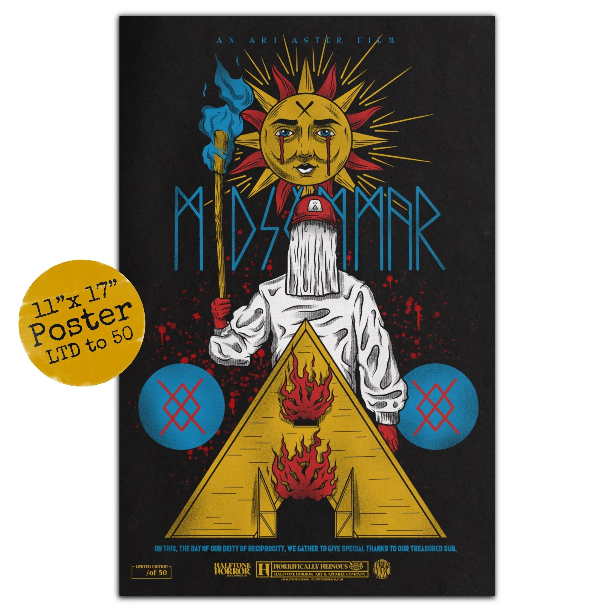 My Bloody Valentine 11"x 17" Poster — Halftone Horror | Art & Apparel Co.