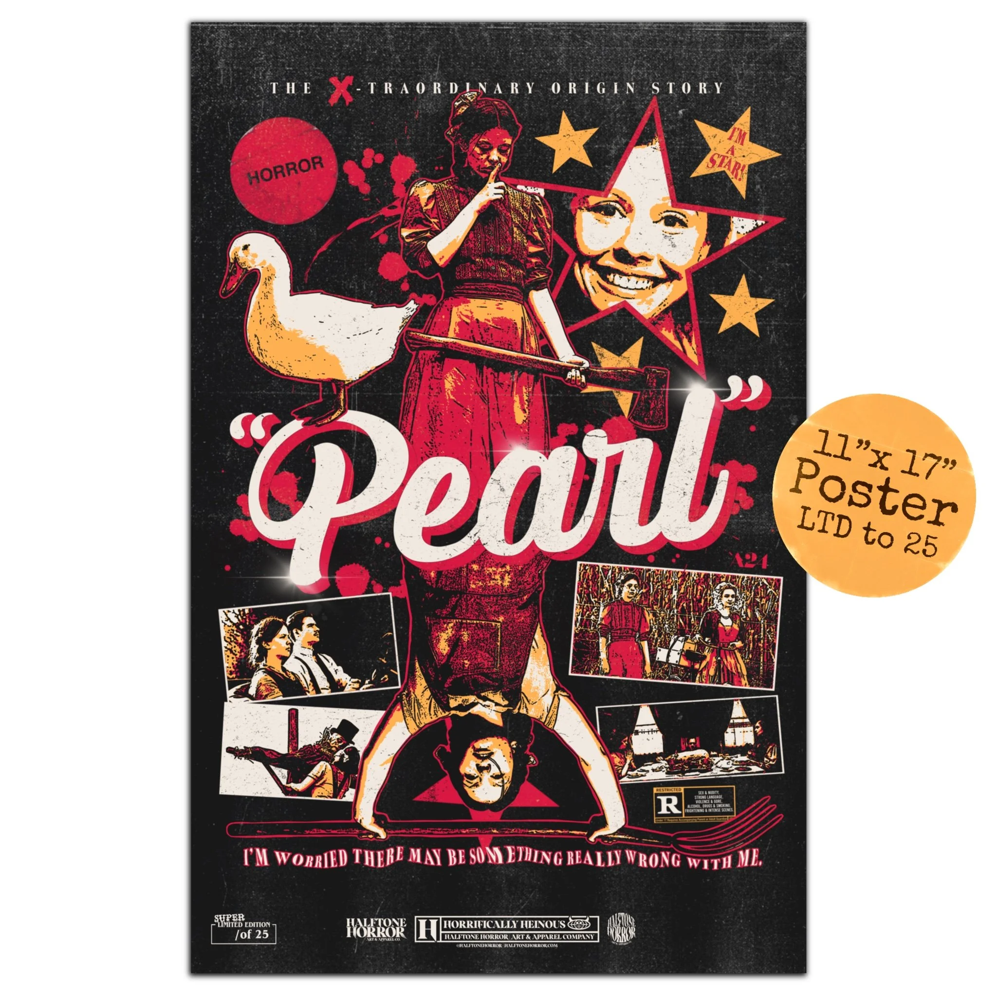 Casper V2 11"x 17" Poster — Halftone Horror | Art & Apparel Co.