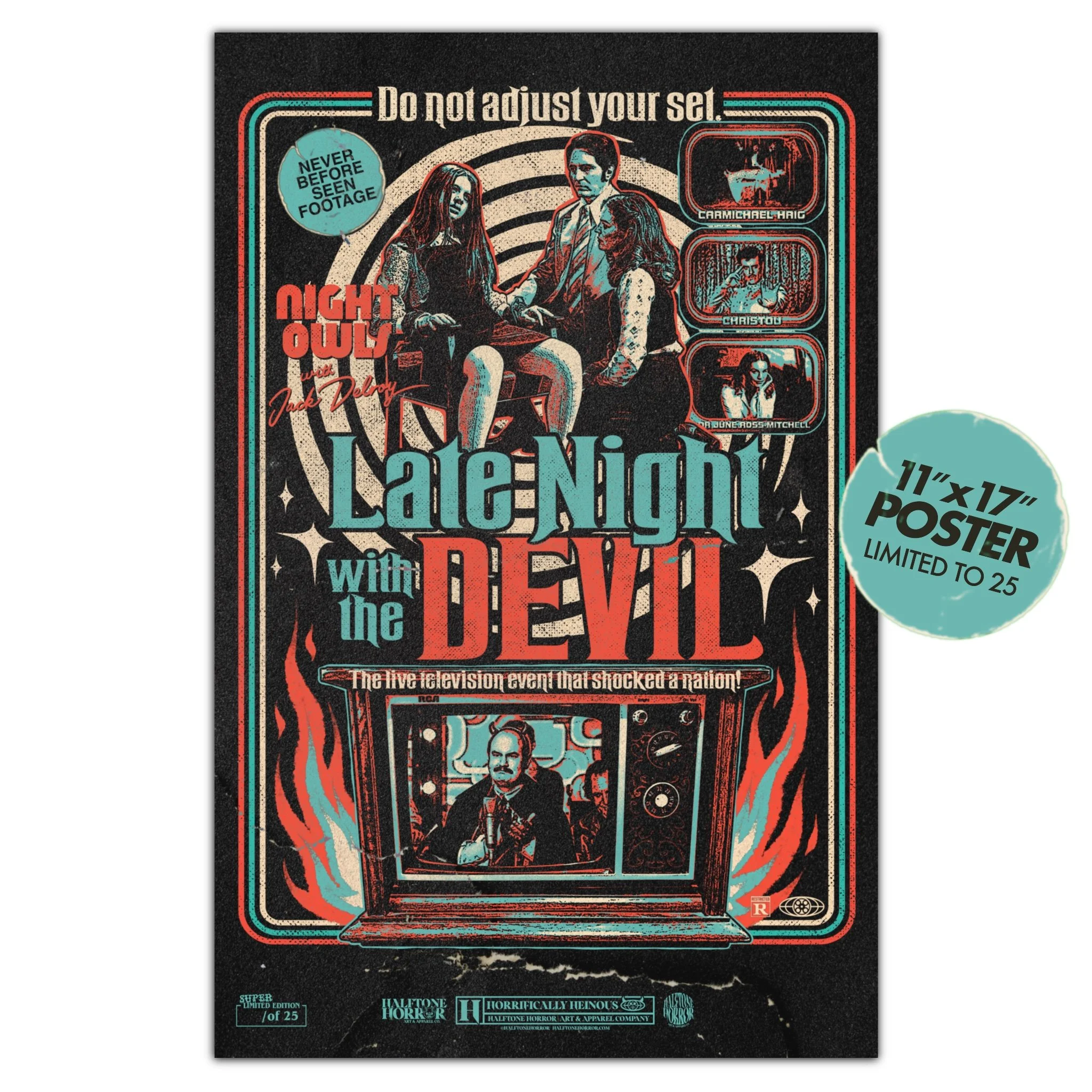 The Rocky Horror Picture Show 11"x17" Poster — Halftone Horror | Art ...
