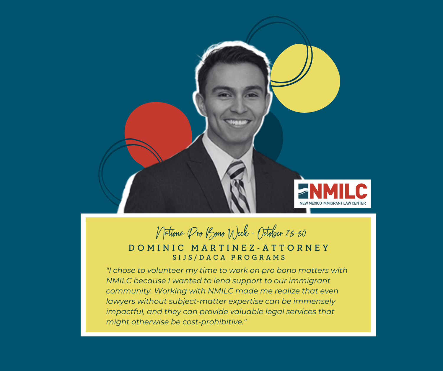 National Pro Bono Week 2021 — NMILC