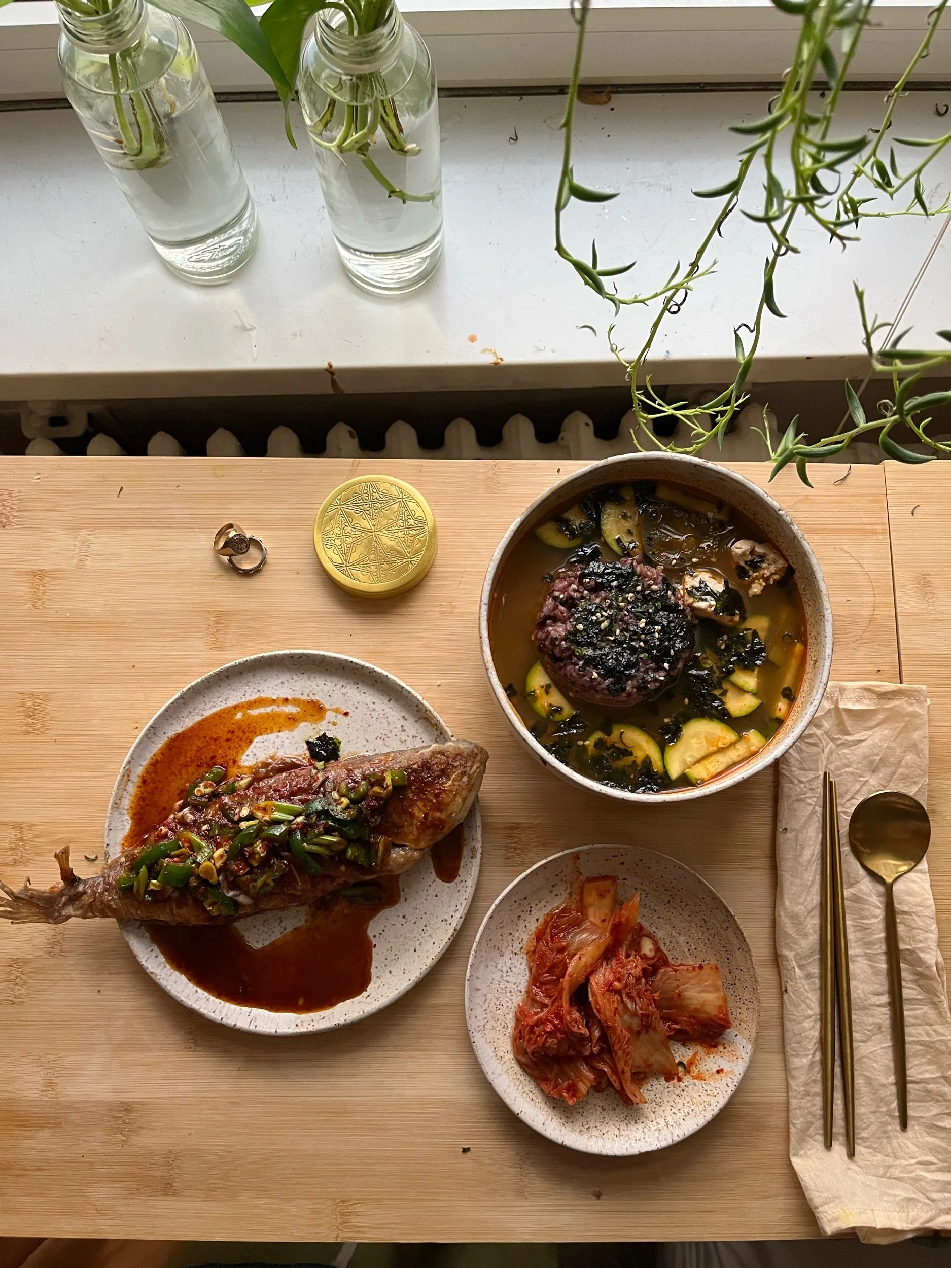 korean fried whole fish - everything alex.