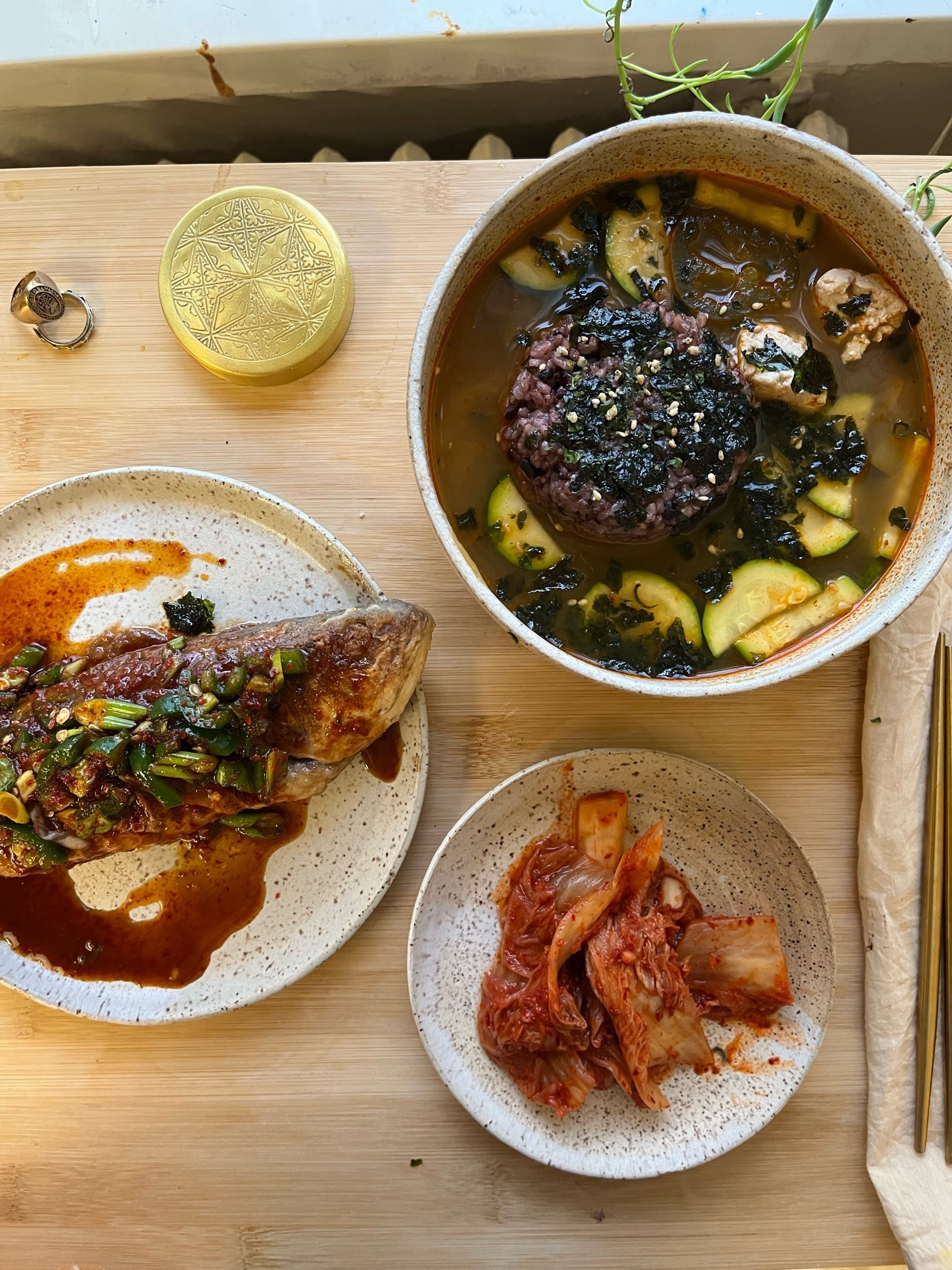 korean fried whole fish - everything alex.