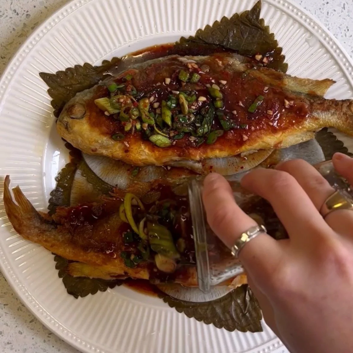 korean fried whole fish - everything alex.