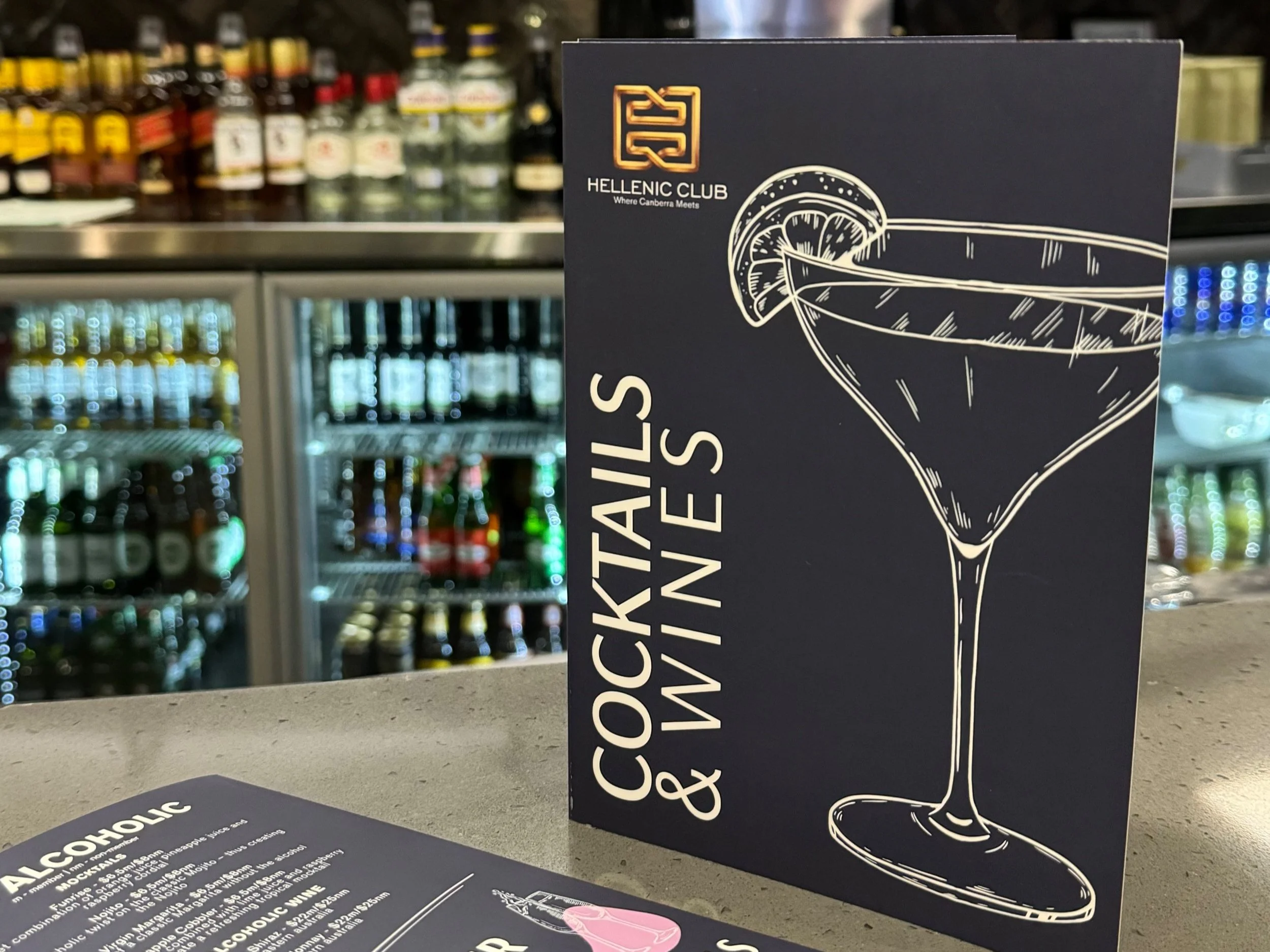 New Cocktail & Wine Menu — Hellenic Club of Canberra