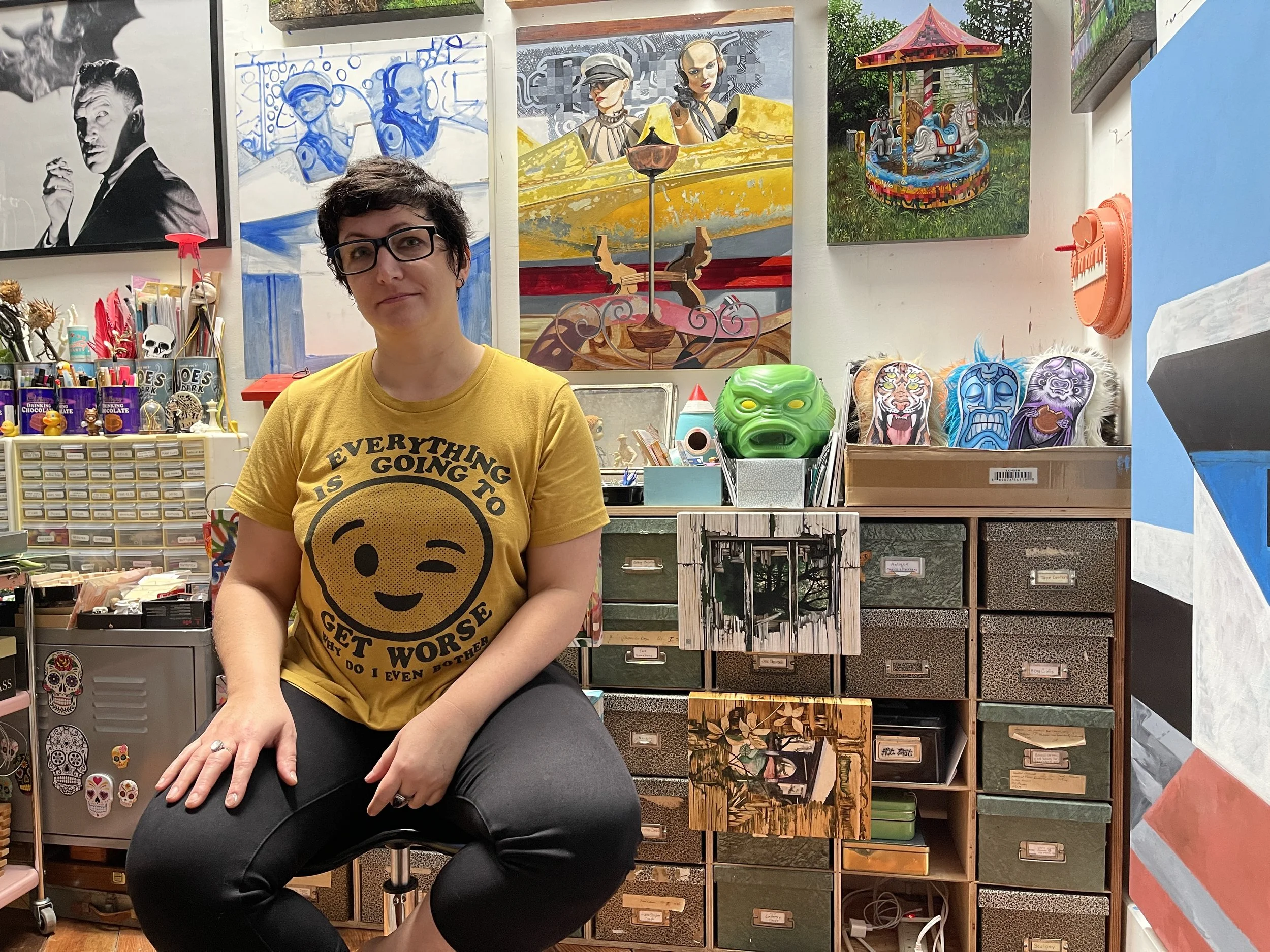 Studio Visit & Interview with Jessica Hess — Moth Belly Gallery