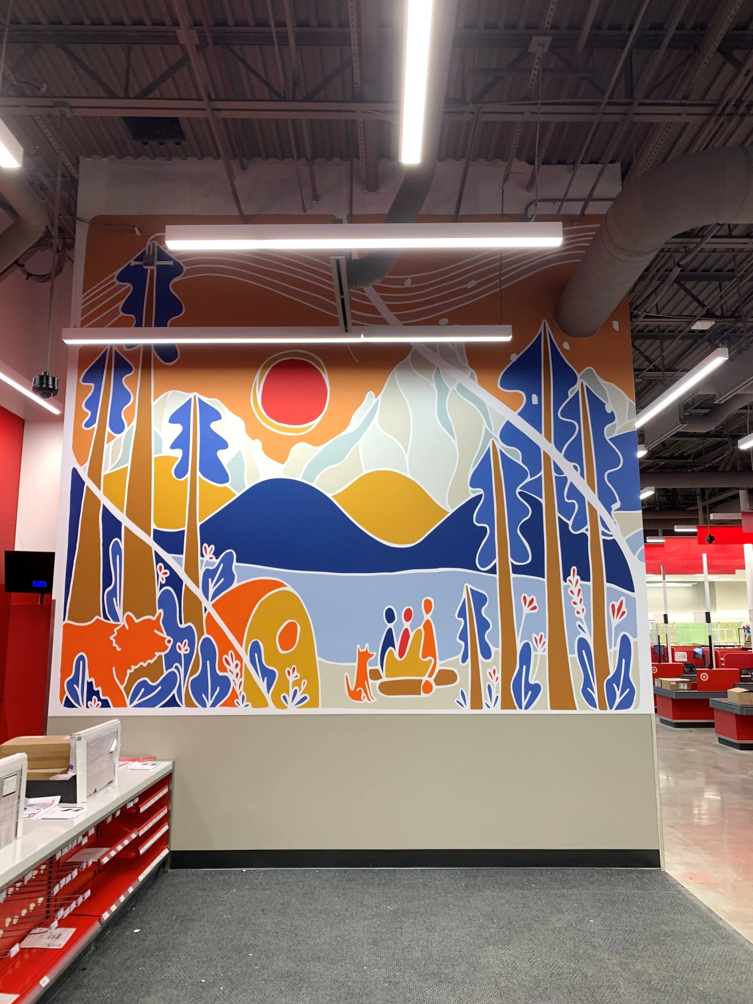 Target Mural — Kika Macfarlane