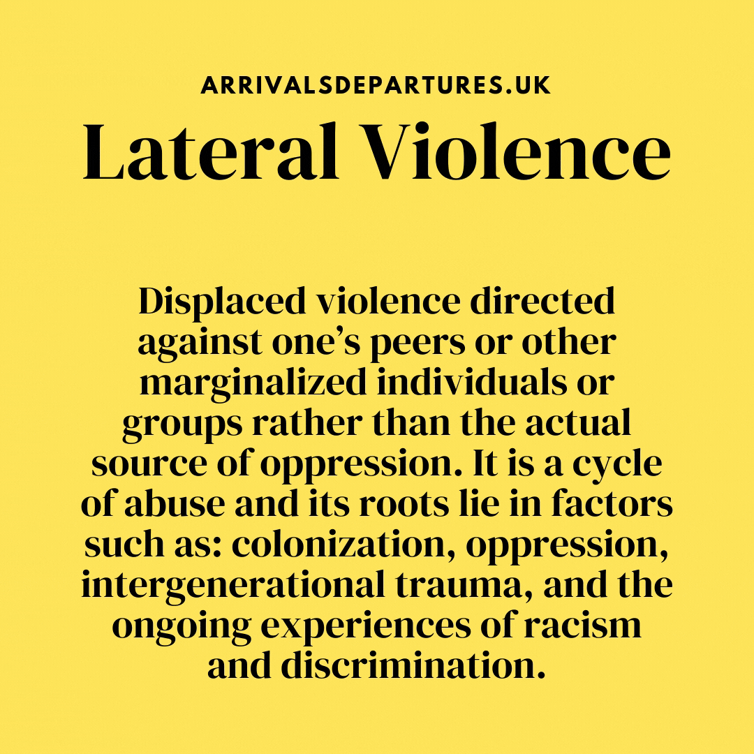 Lateral Violence — Arrivals & Departures