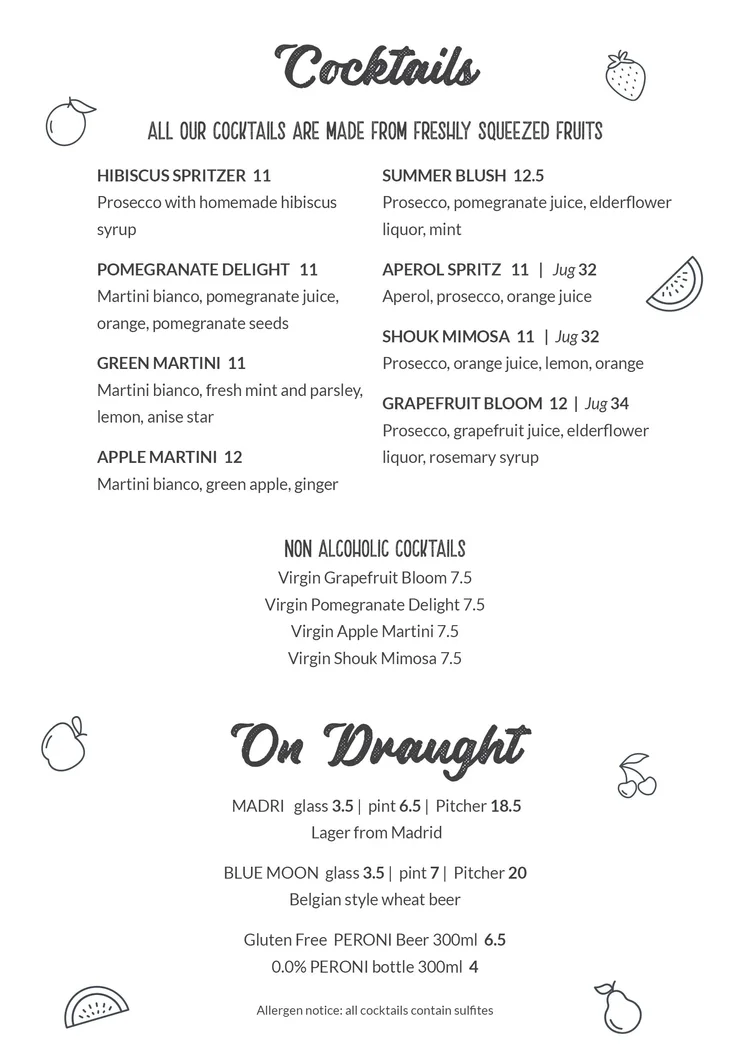 Shouk Middle Eastern Restaurant