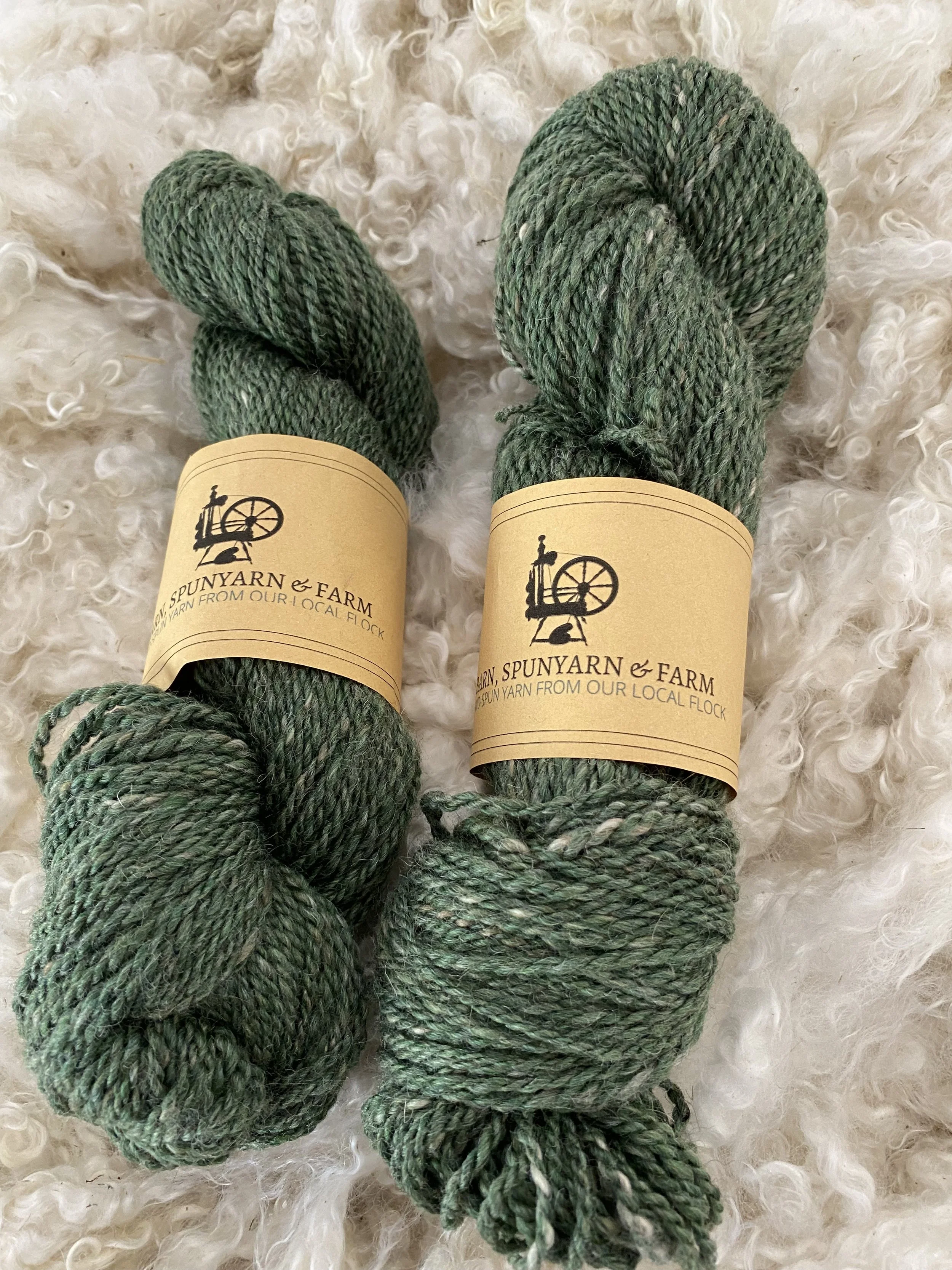 Hand-Spun Yarns — Barn SpunYarn & Farm