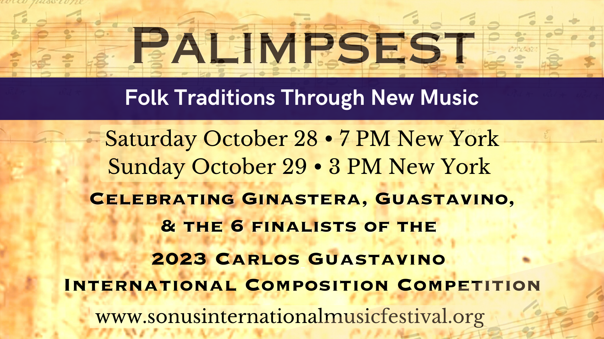 2023 Composition Competition — Sonus International Music Festival