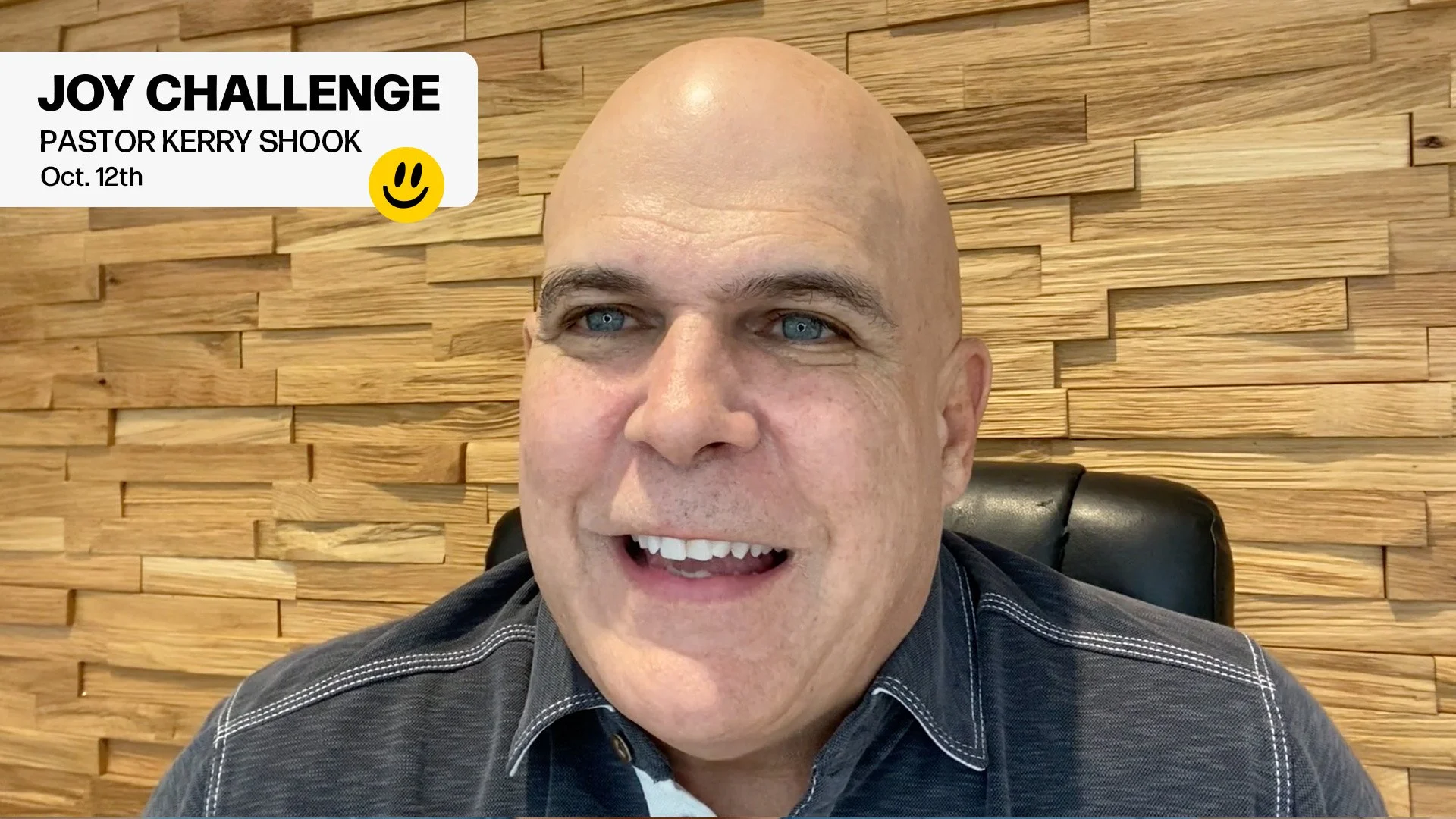 Joy Challenge Video Devotional - Day 18: Pastor Kerry Shook — Kerry ...