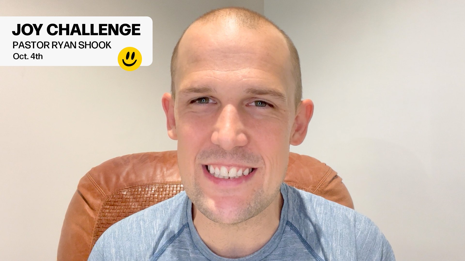 Joy Challenge Video Devotional - Day 12: Pastor Ryan Shook — Kerry ...