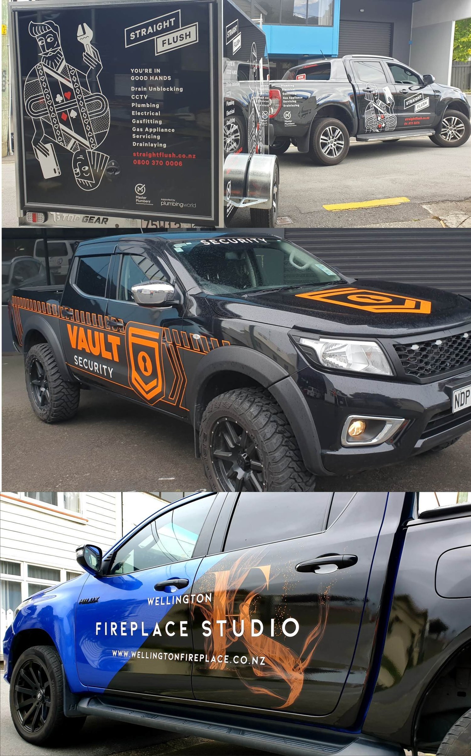 Signwriting on vehicles | car wraps Wellington — Frampton Signs